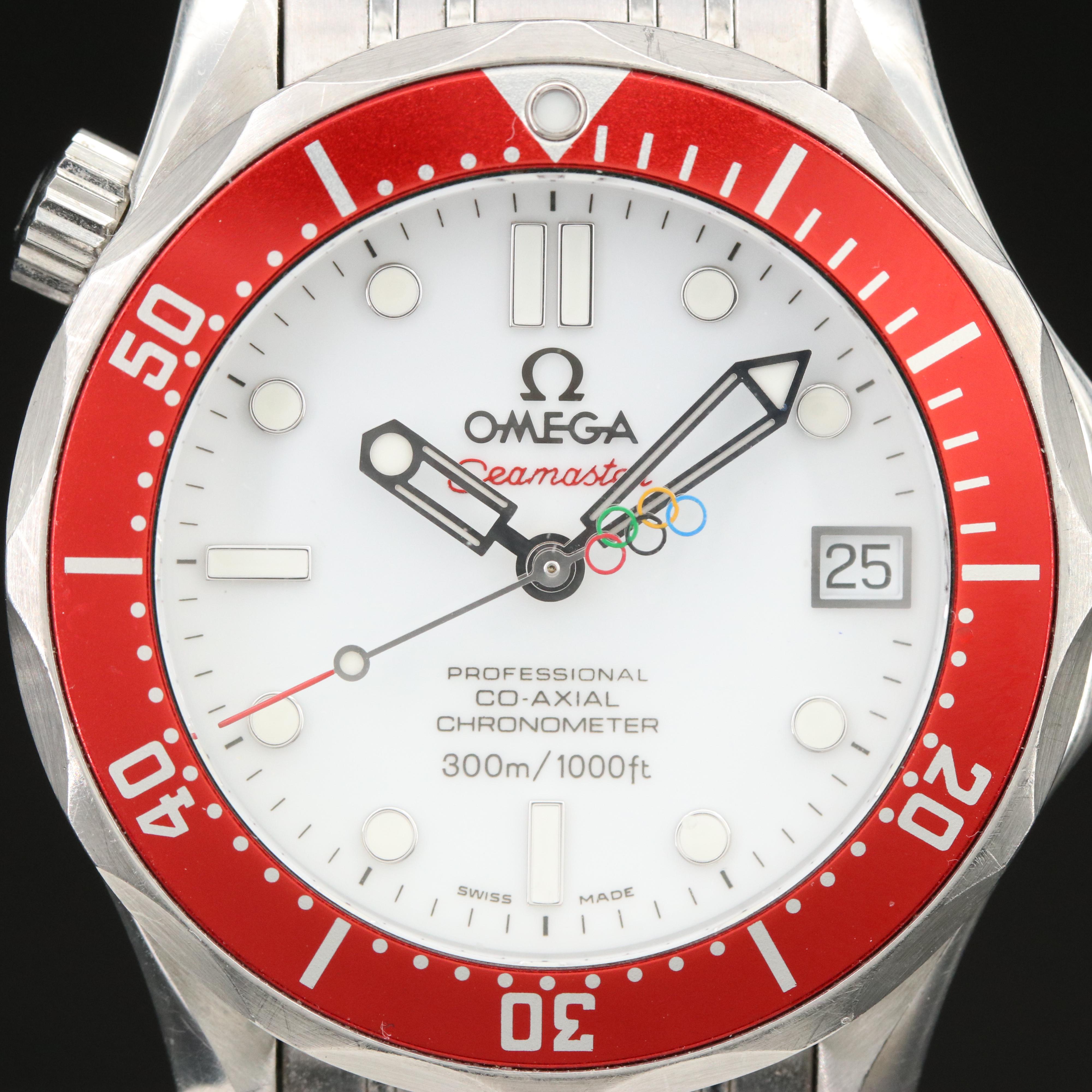 Omega Seamaster Limited Edition Vancouver 2010 Olympic Tribute ...