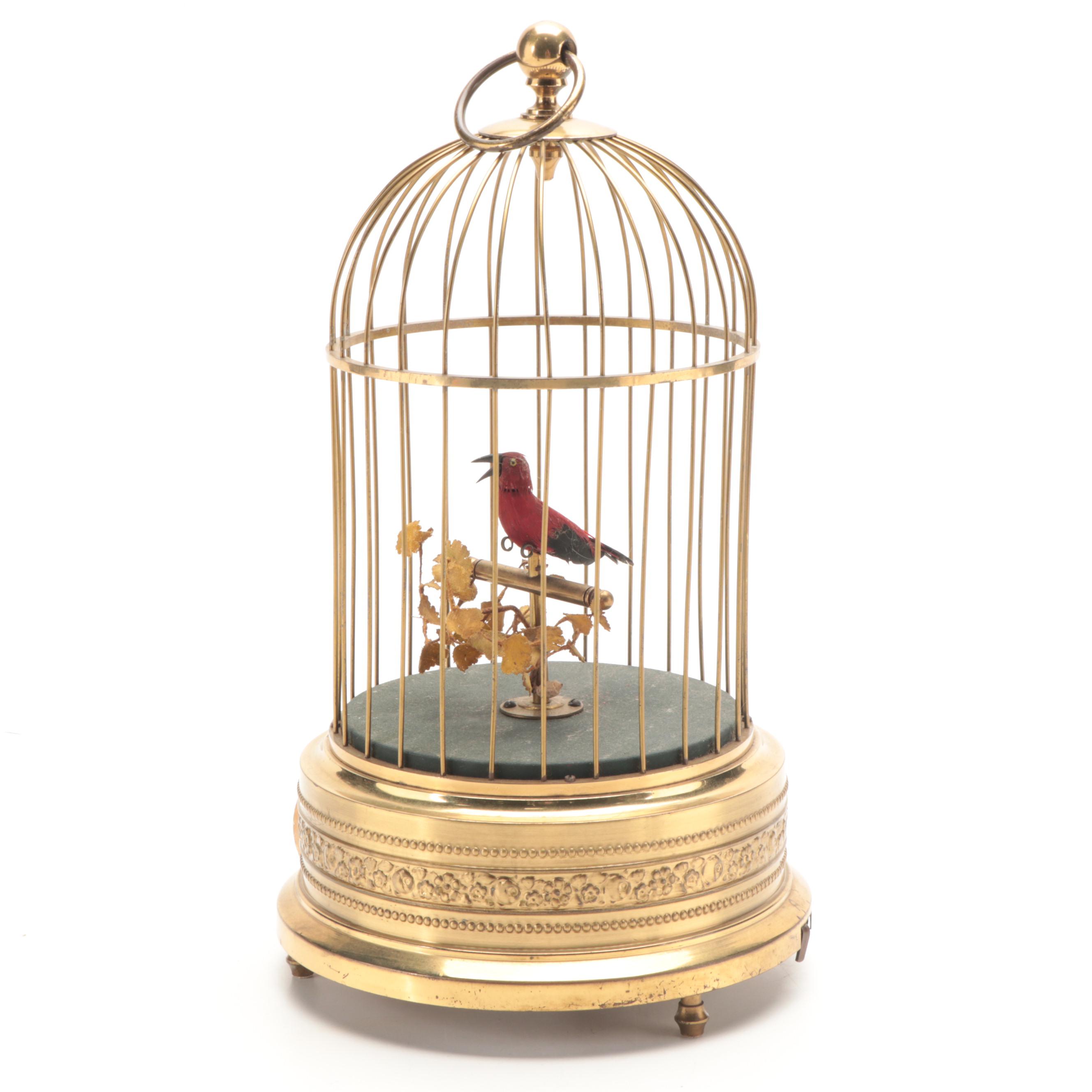 German Bird Cage Music Box | EBTH
