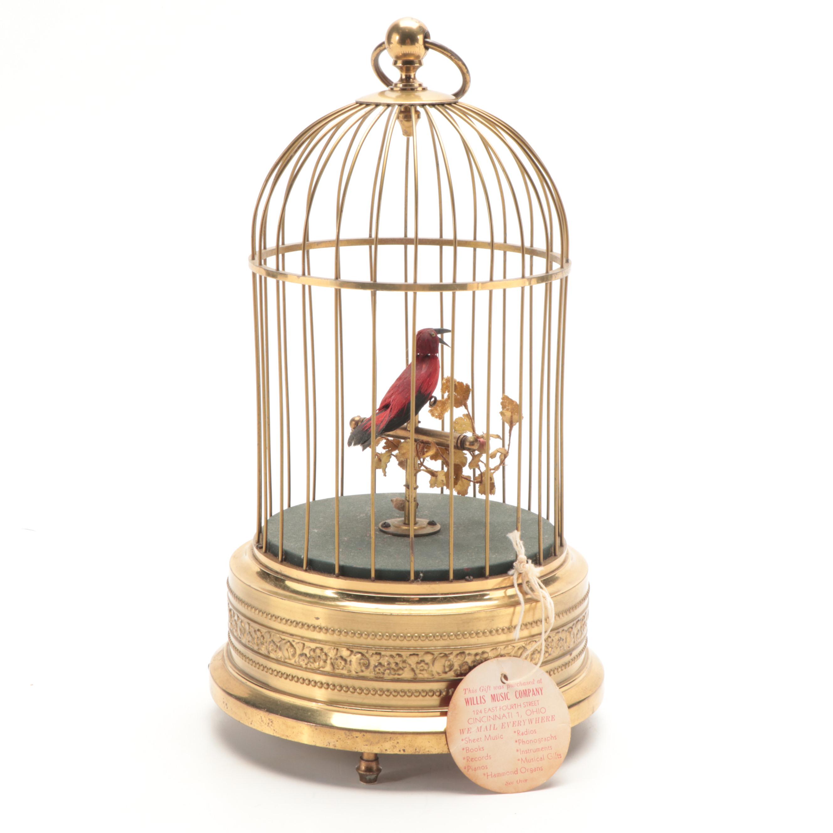 German Bird Cage Music Box | EBTH