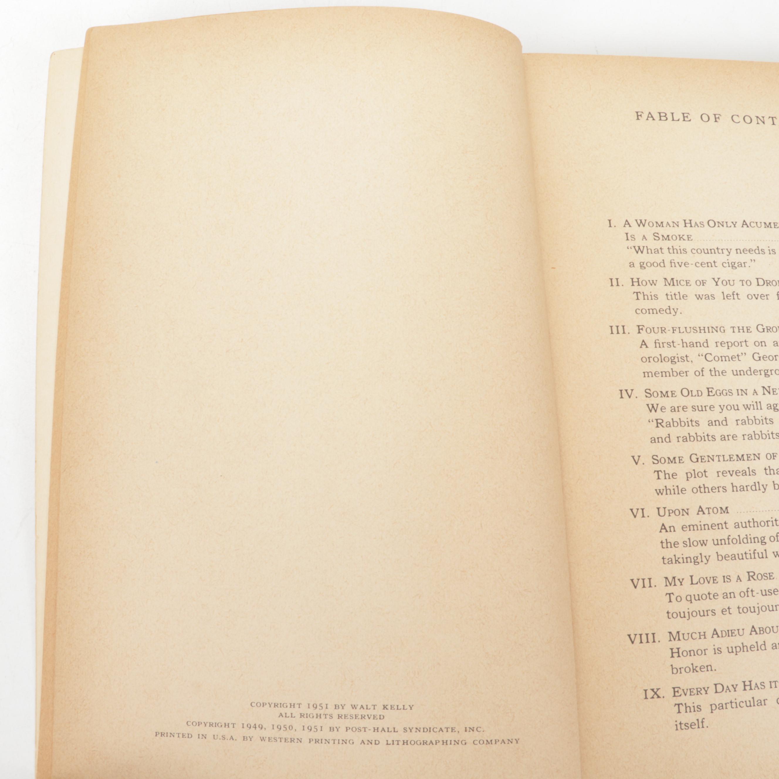 "Pogo" Series Books by Walt Kelly Including "I Go Pogo," 1952 | EBTH