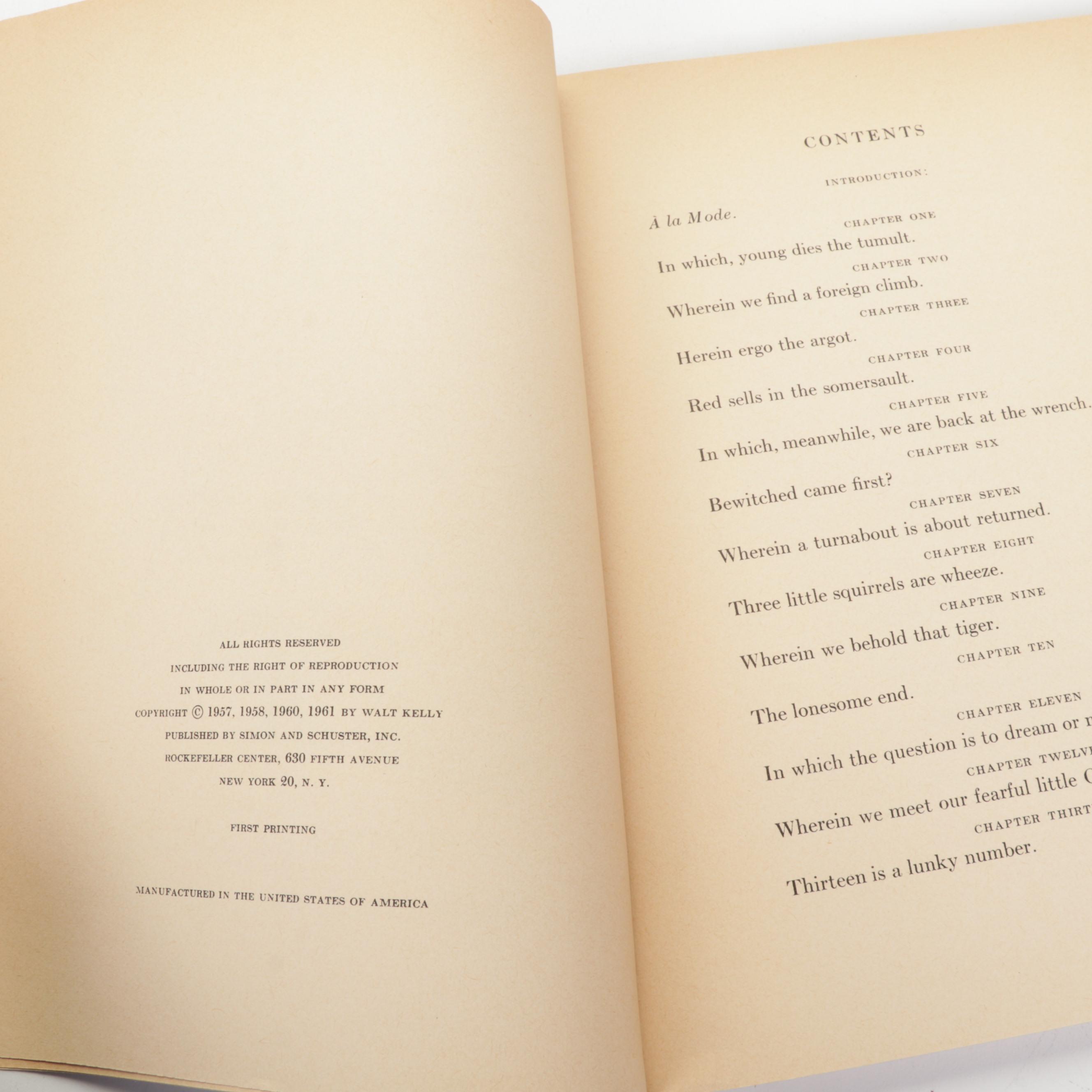 "Pogo" Series Books by Walt Kelly Including "I Go Pogo," 1952 | EBTH