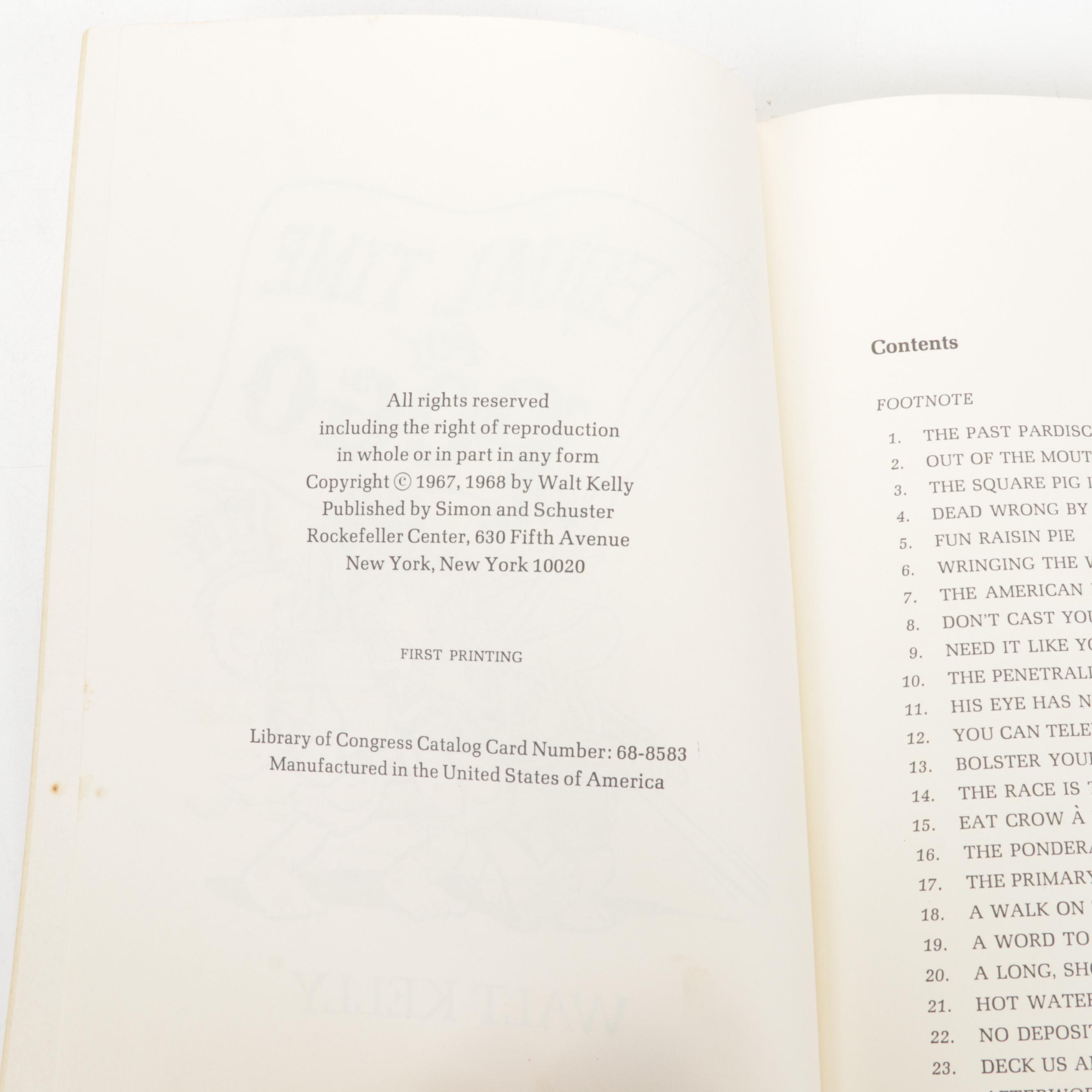 "Pogo" Series Books by Walt Kelly Including "I Go Pogo," 1952 | EBTH