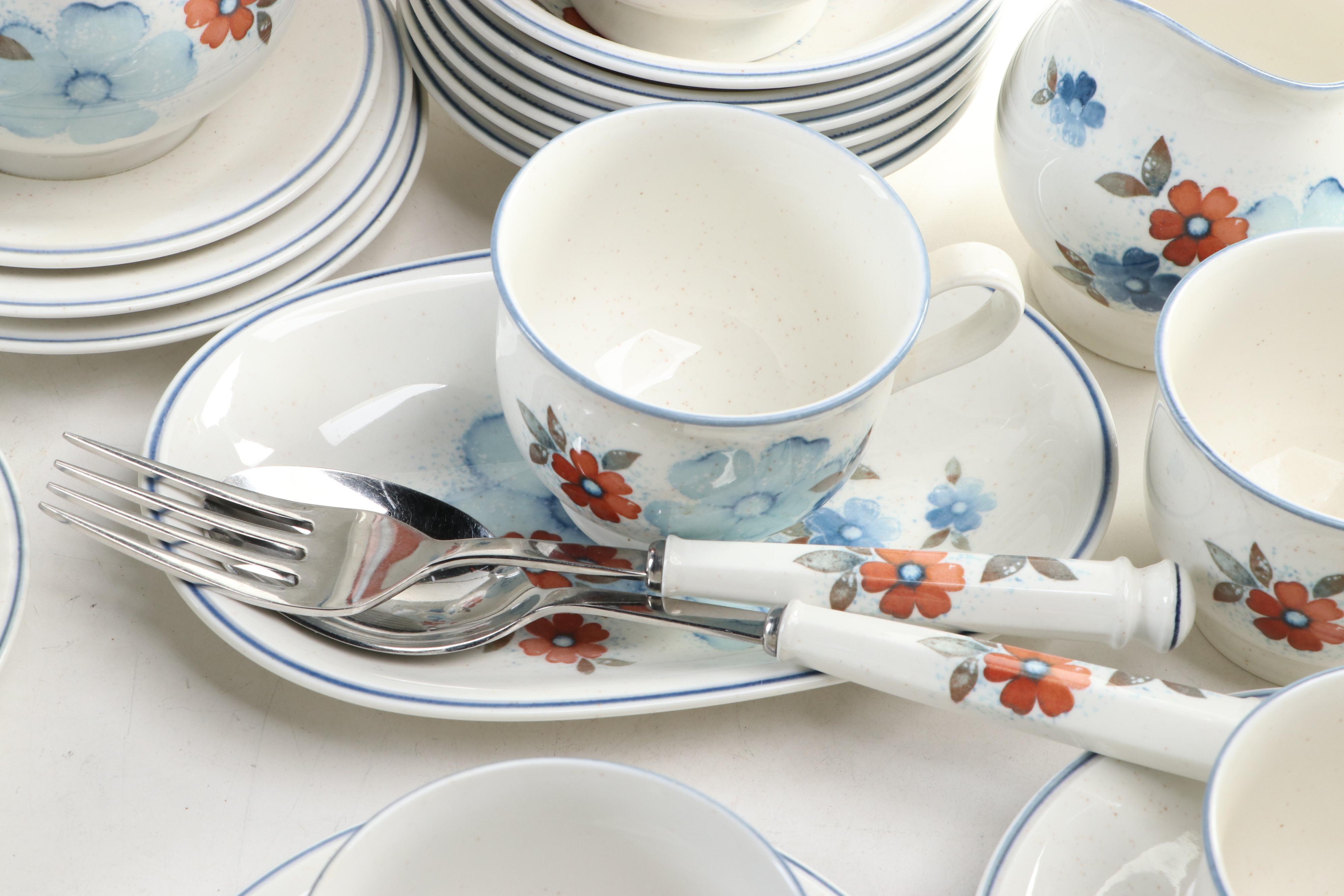 Versatone by Noritake "Glimmer" Stoneware Dinnerware, 1976-1984 | EBTH