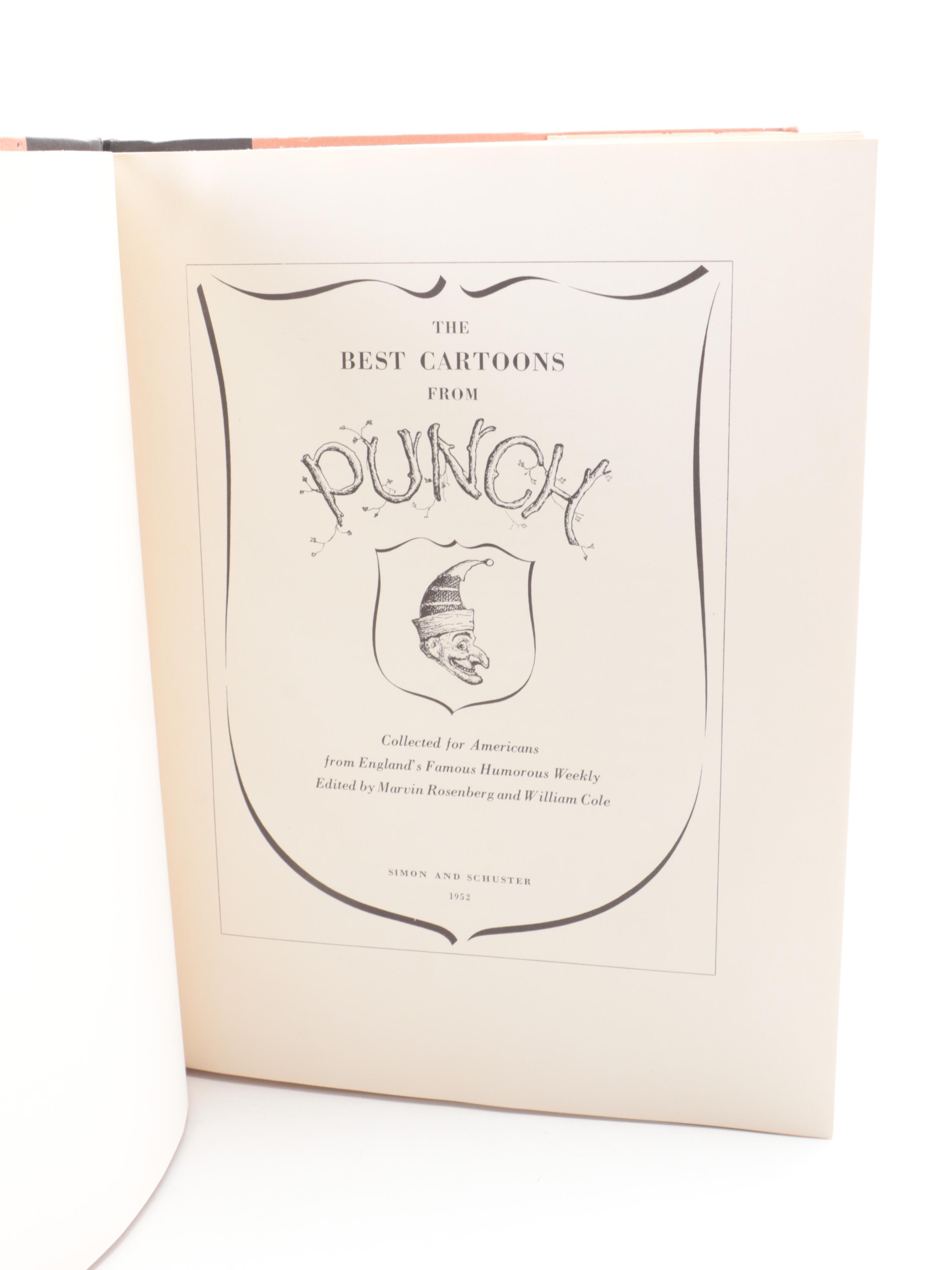 First Edition "The Best Cartoons From Punch" by Marvin Rosenberg and ...