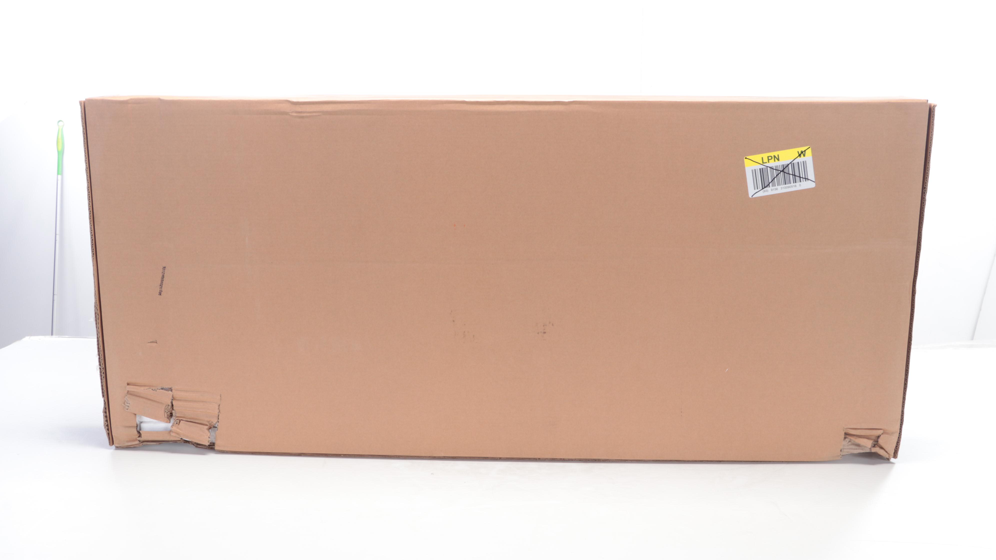 Project 62 Loring Oak-Finished and Black Metal L-Shaped Desk | EBTH