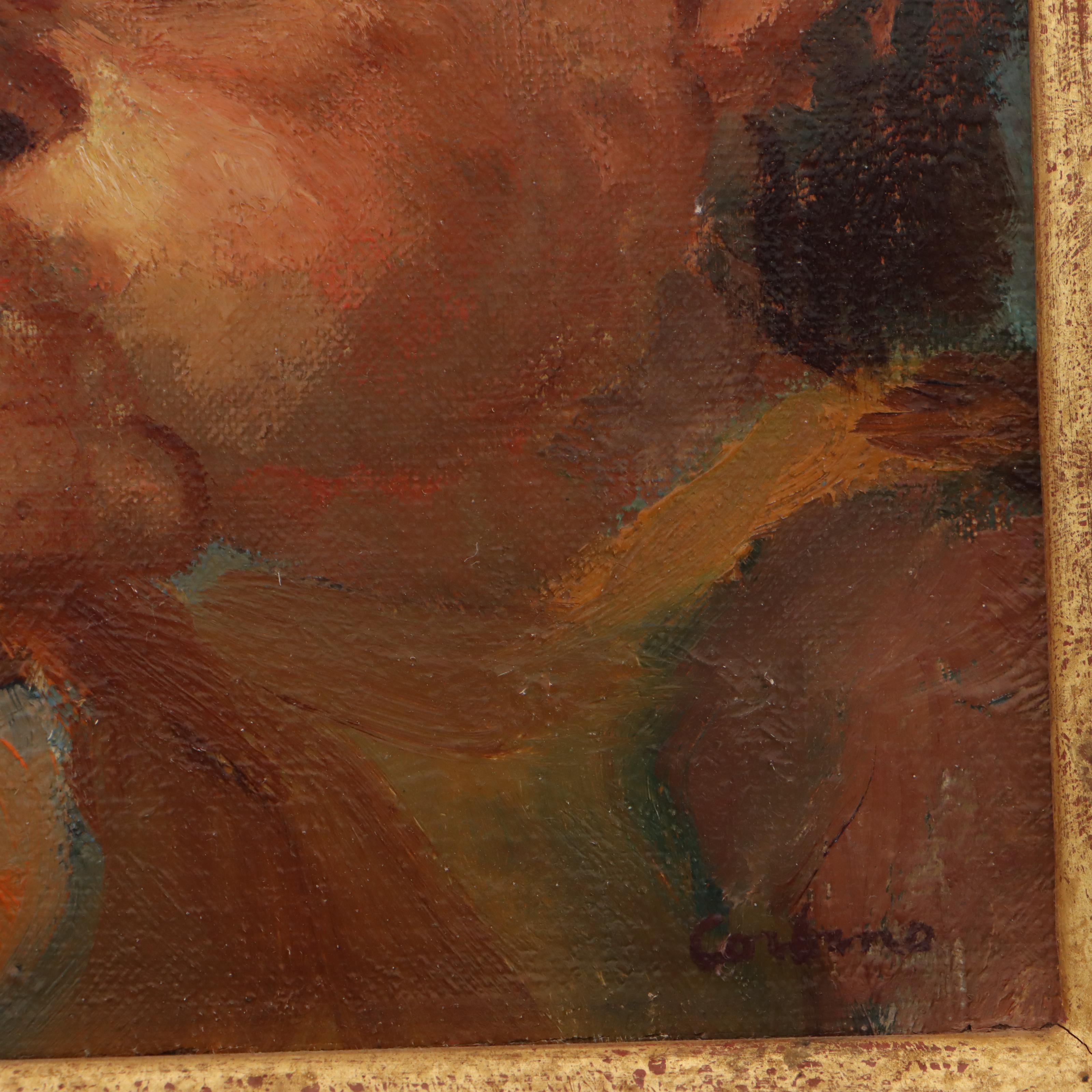 Jon Corbino Portrait Oil Painting of Child, Circa 1935 | EBTH