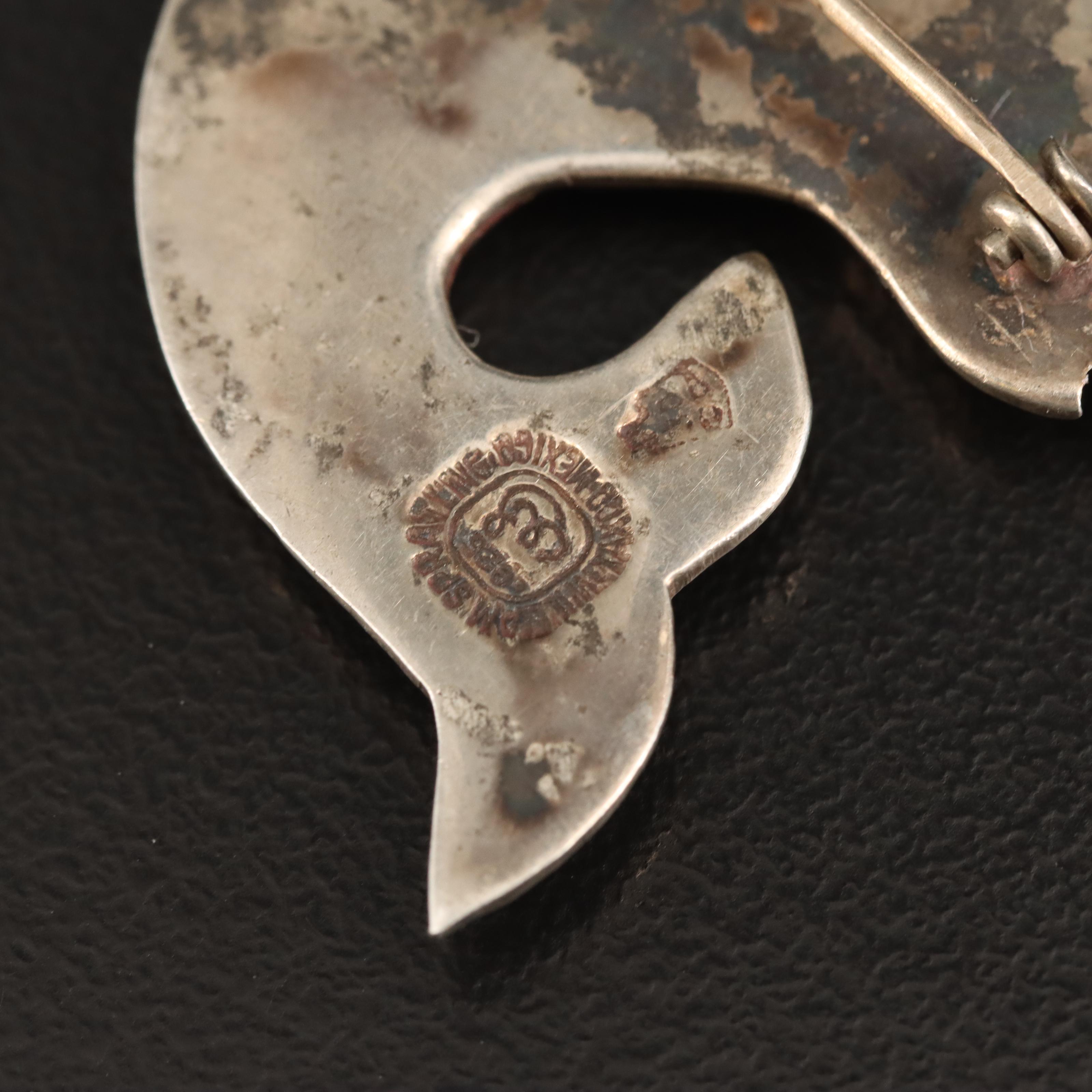 1960s William Spratling Sterling Abalone Fish Brooch | EBTH