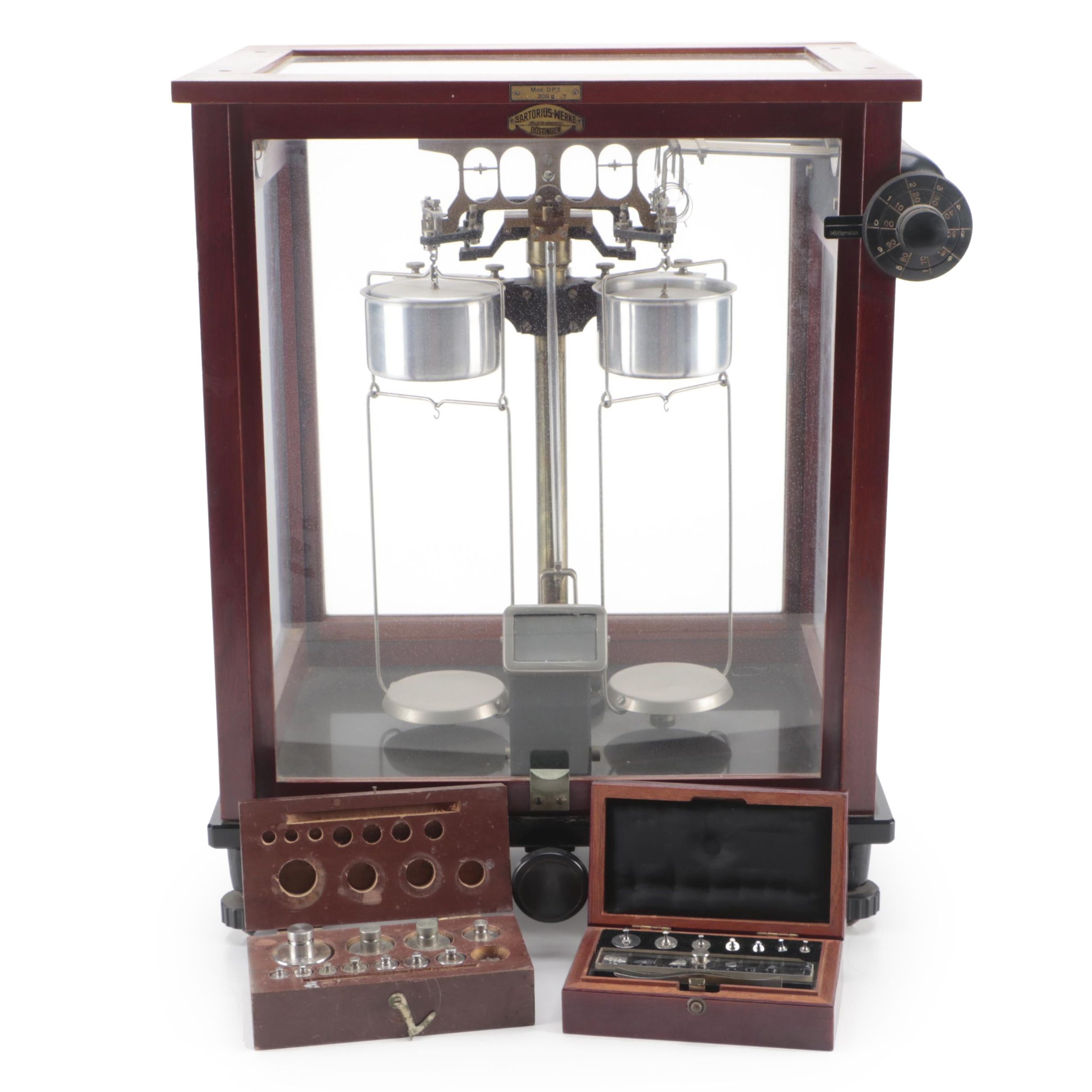 Sartorius-Werke Mechanical Analytical Balancing Scale with Weights, Mid ...
