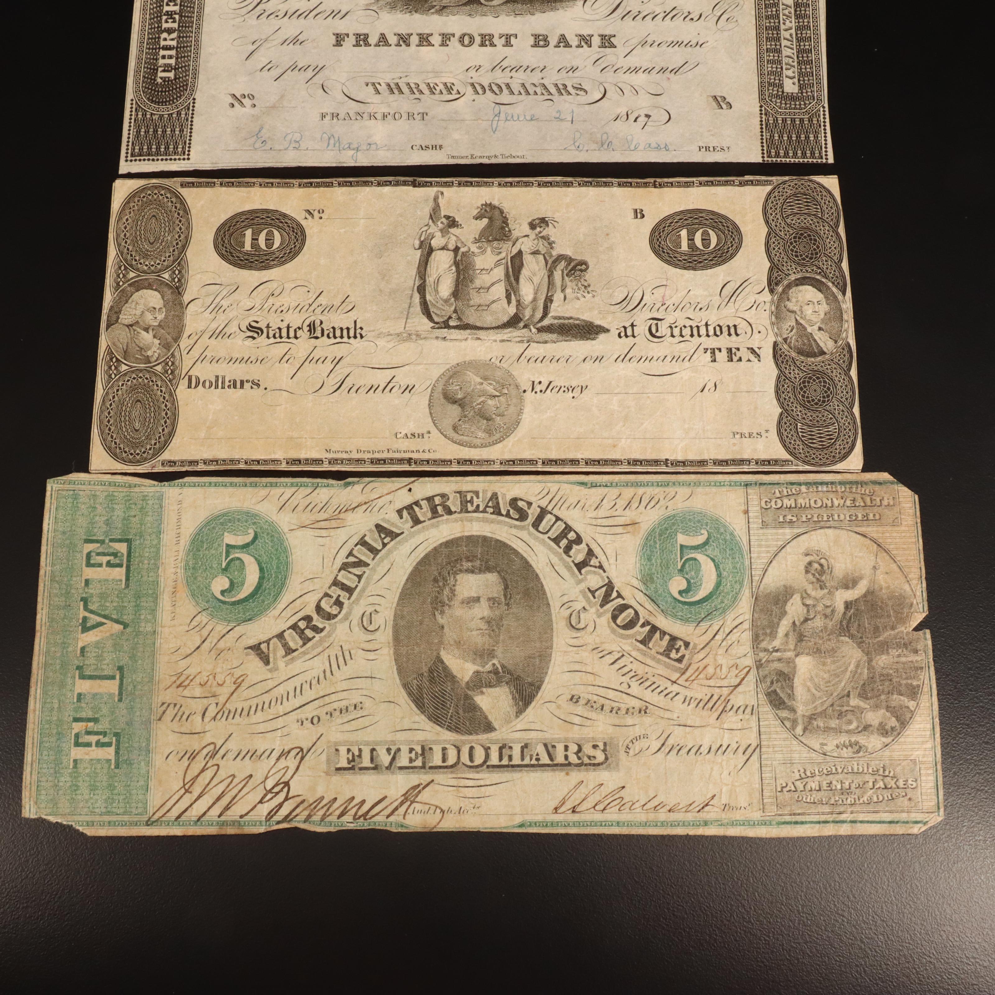Group of Four United States Obsolete Currency Notes | EBTH
