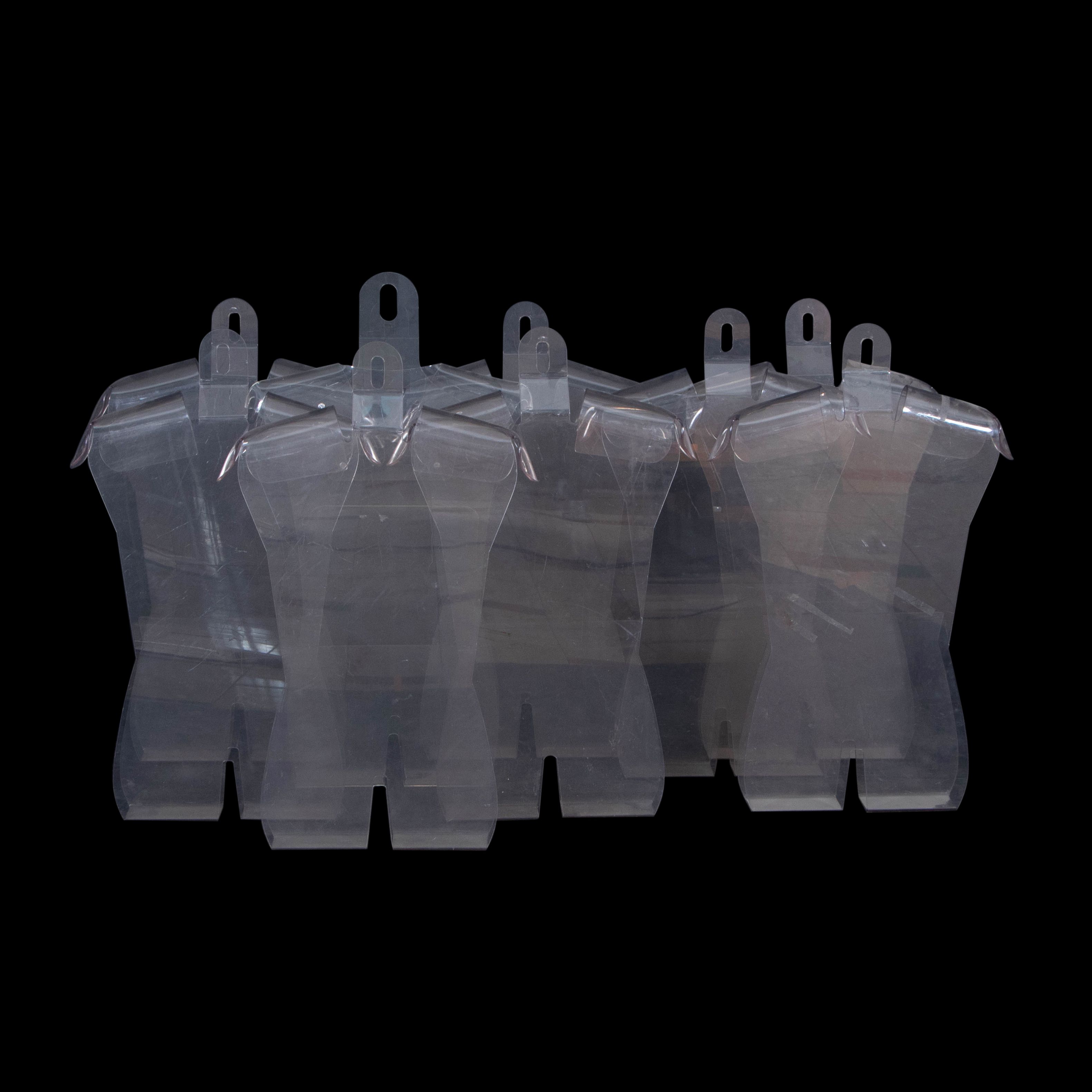 Set of Clear Plastic Hanging Display Forms | EBTH
