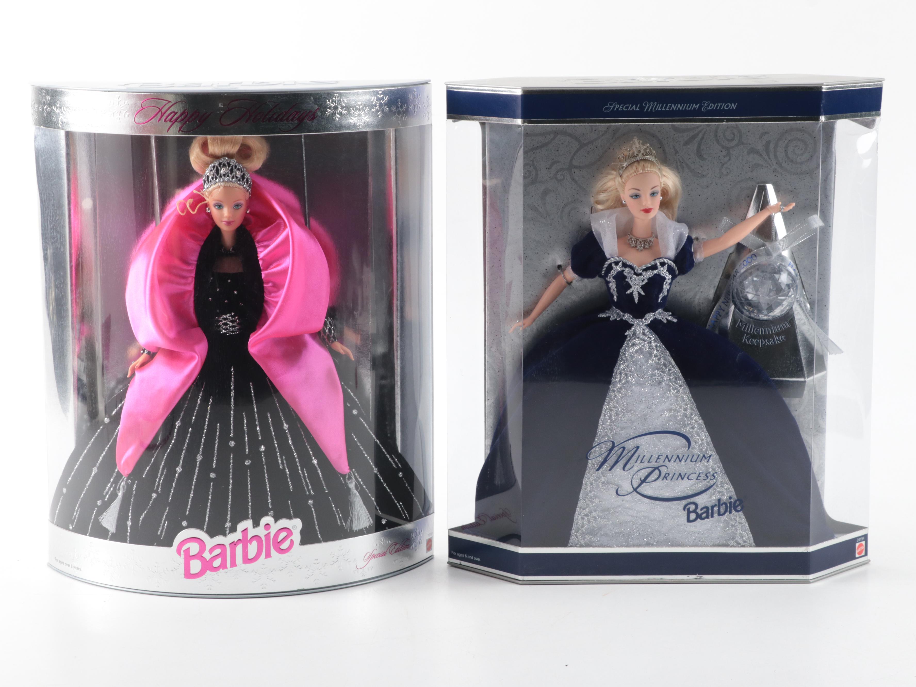 Mattel Barbie "Holiday Celebration Barbie" and Other Annual Christmas ...