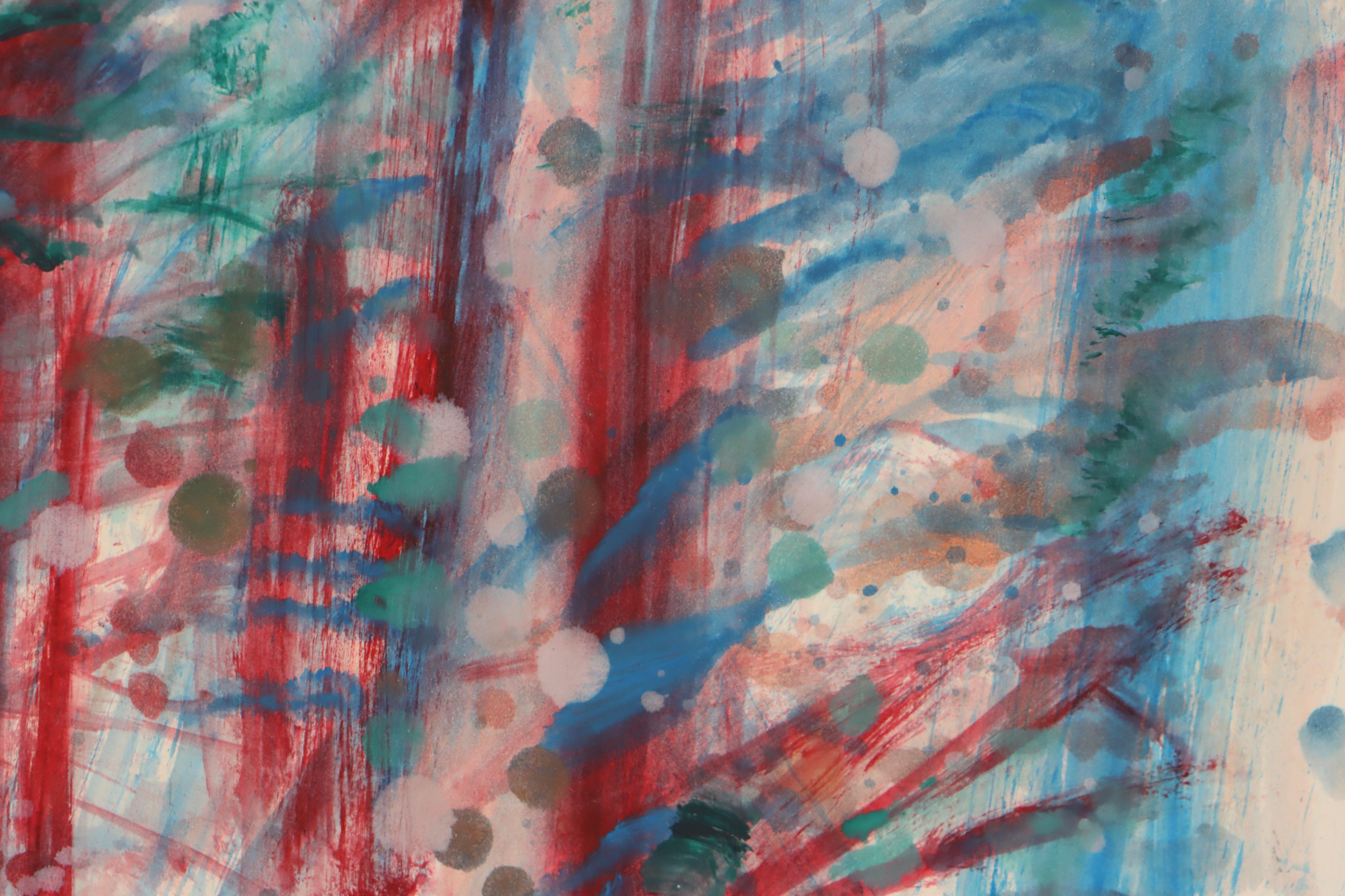 Jack Meanwell Abstract Watercolor Painting, 2000 | EBTH