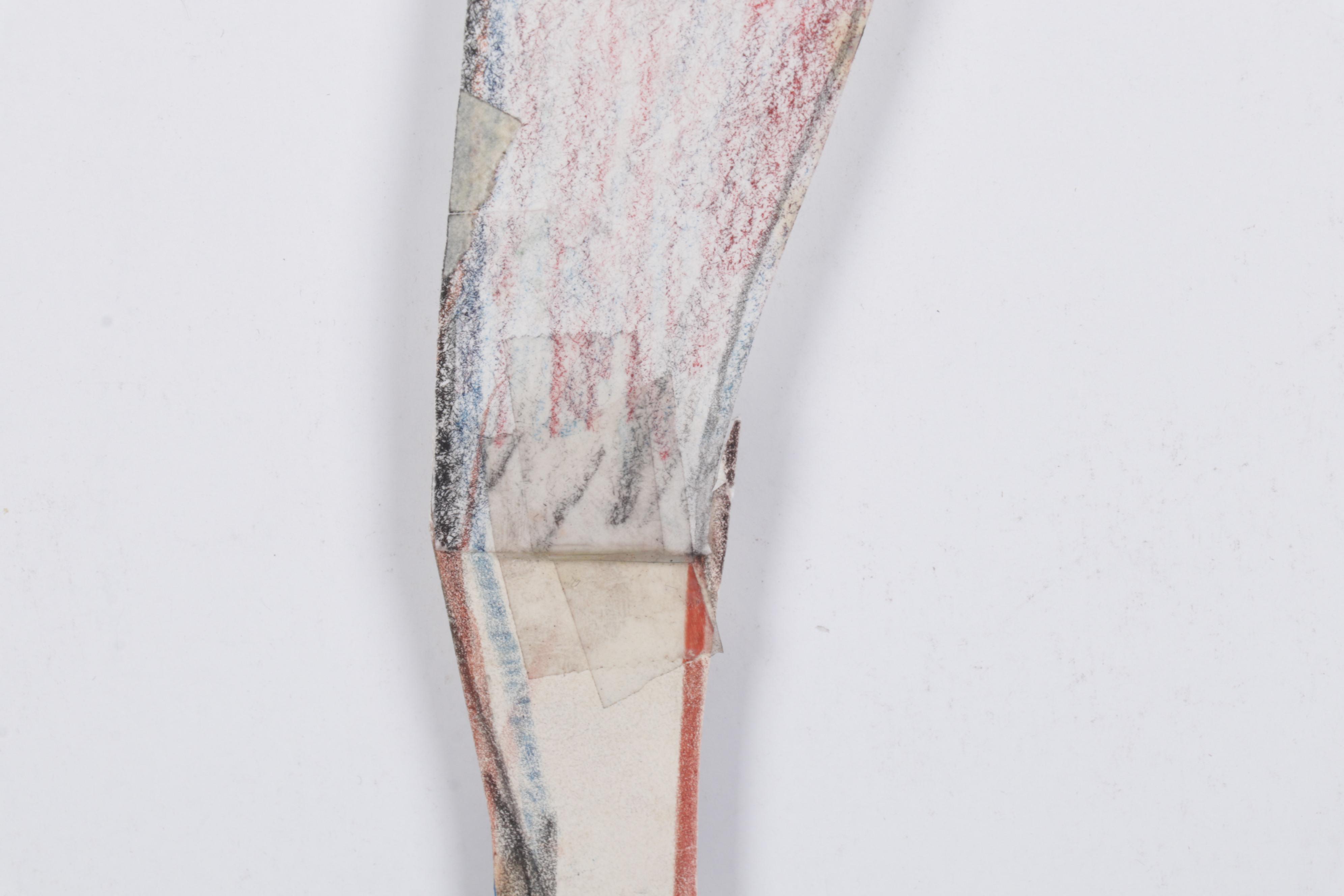 Sidney Chafetz Pastel Drawing Collage Study for "Barbie's Mom," Circa ...