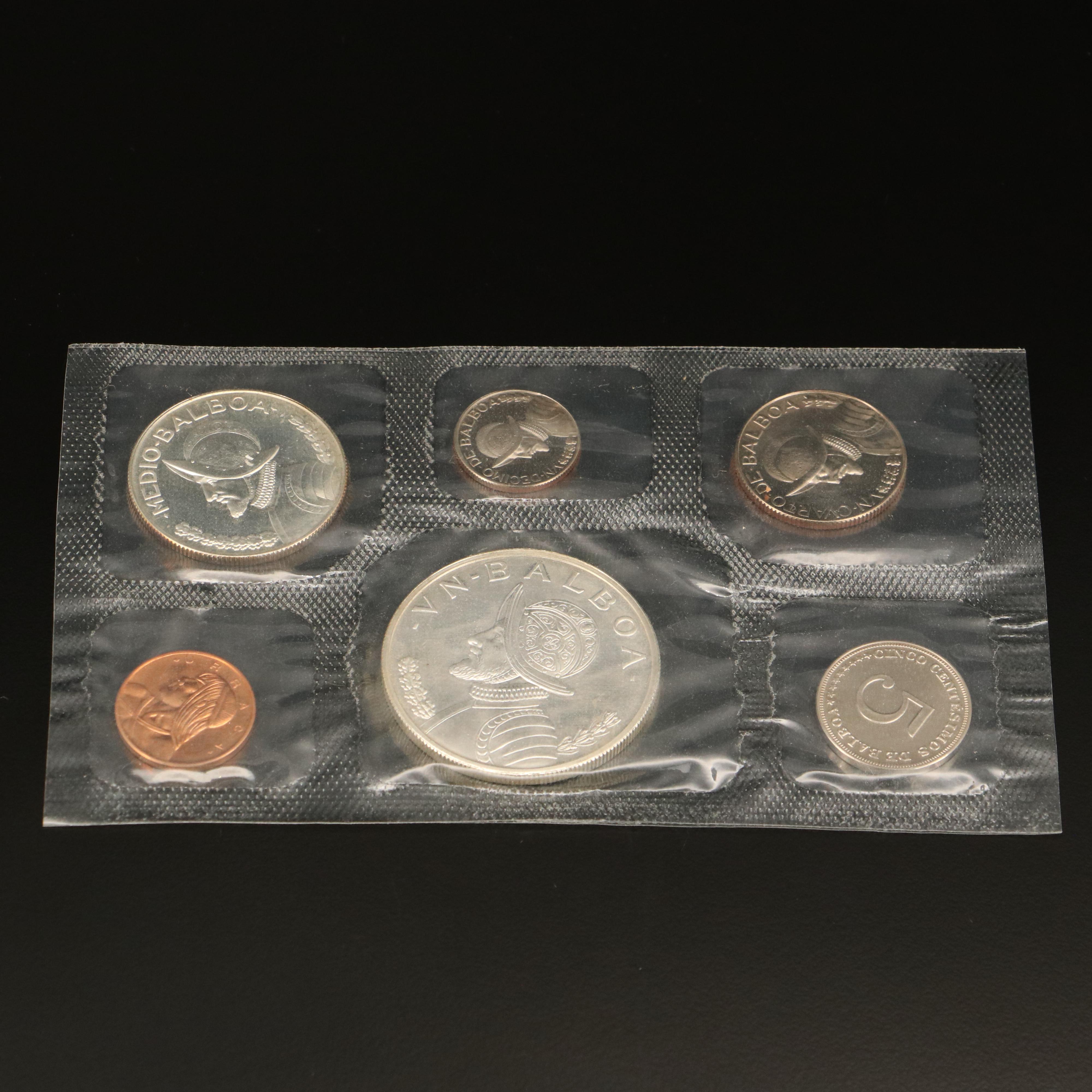 Group of Five, Six Piece Silver Panama Proof Sets | EBTH