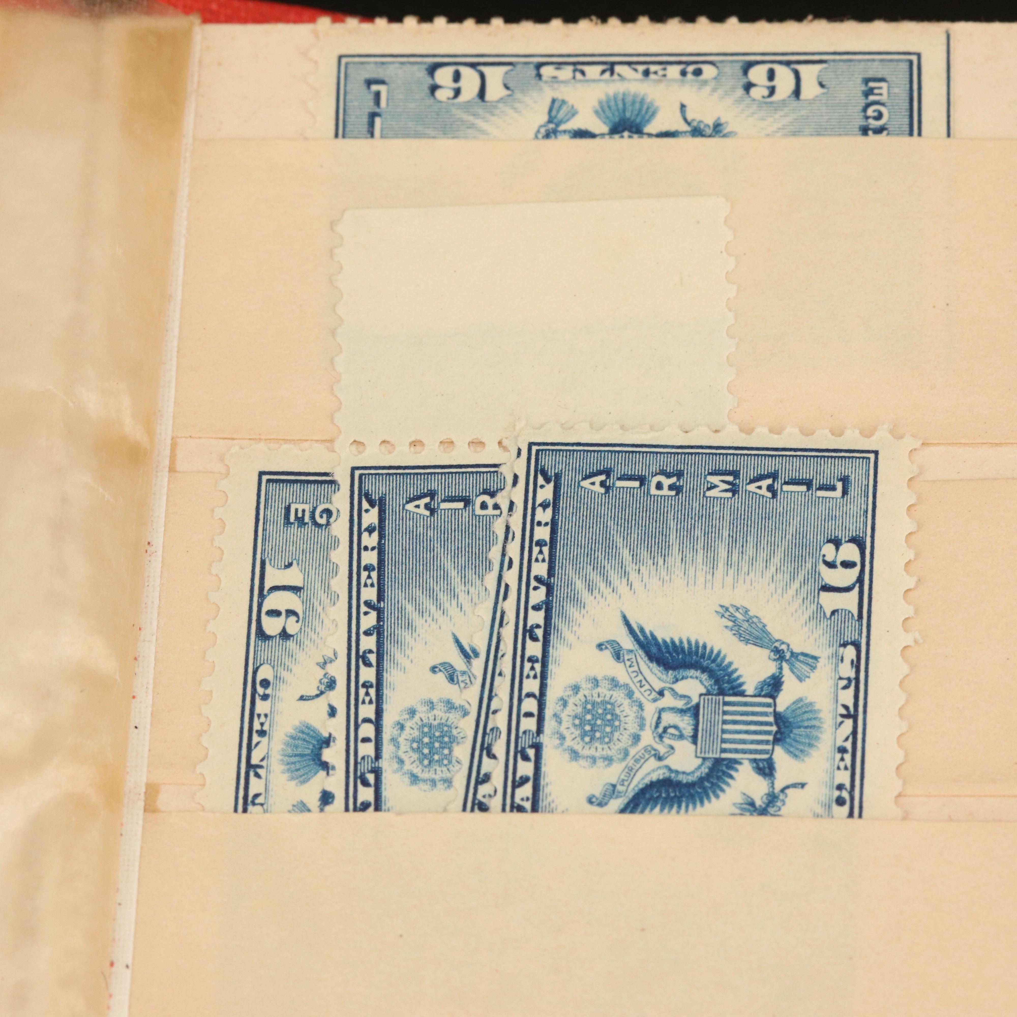 Small Stockbook of Vintage Canadian Postage Stamps | EBTH