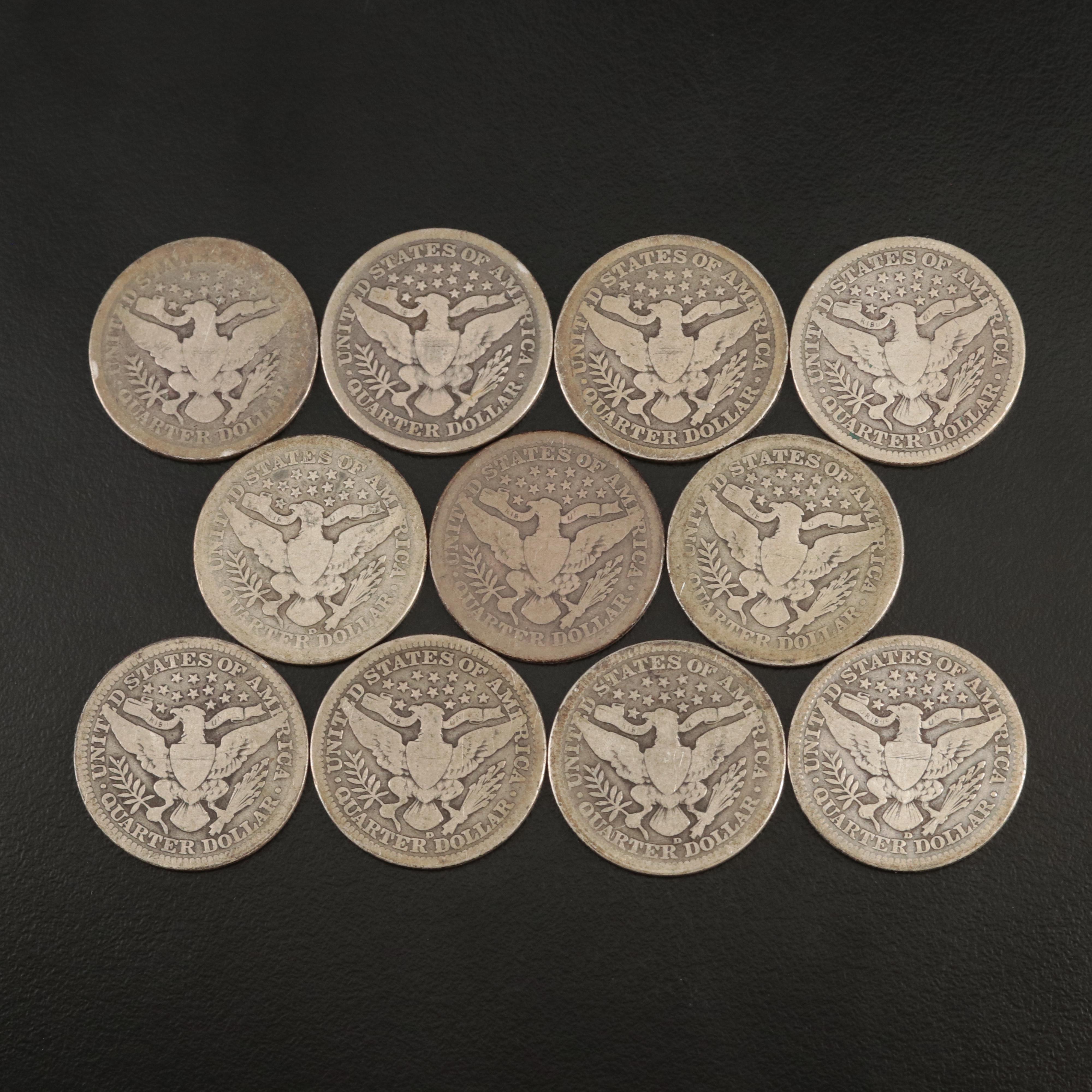 Twenty Barber Type Silver Coins | EBTH