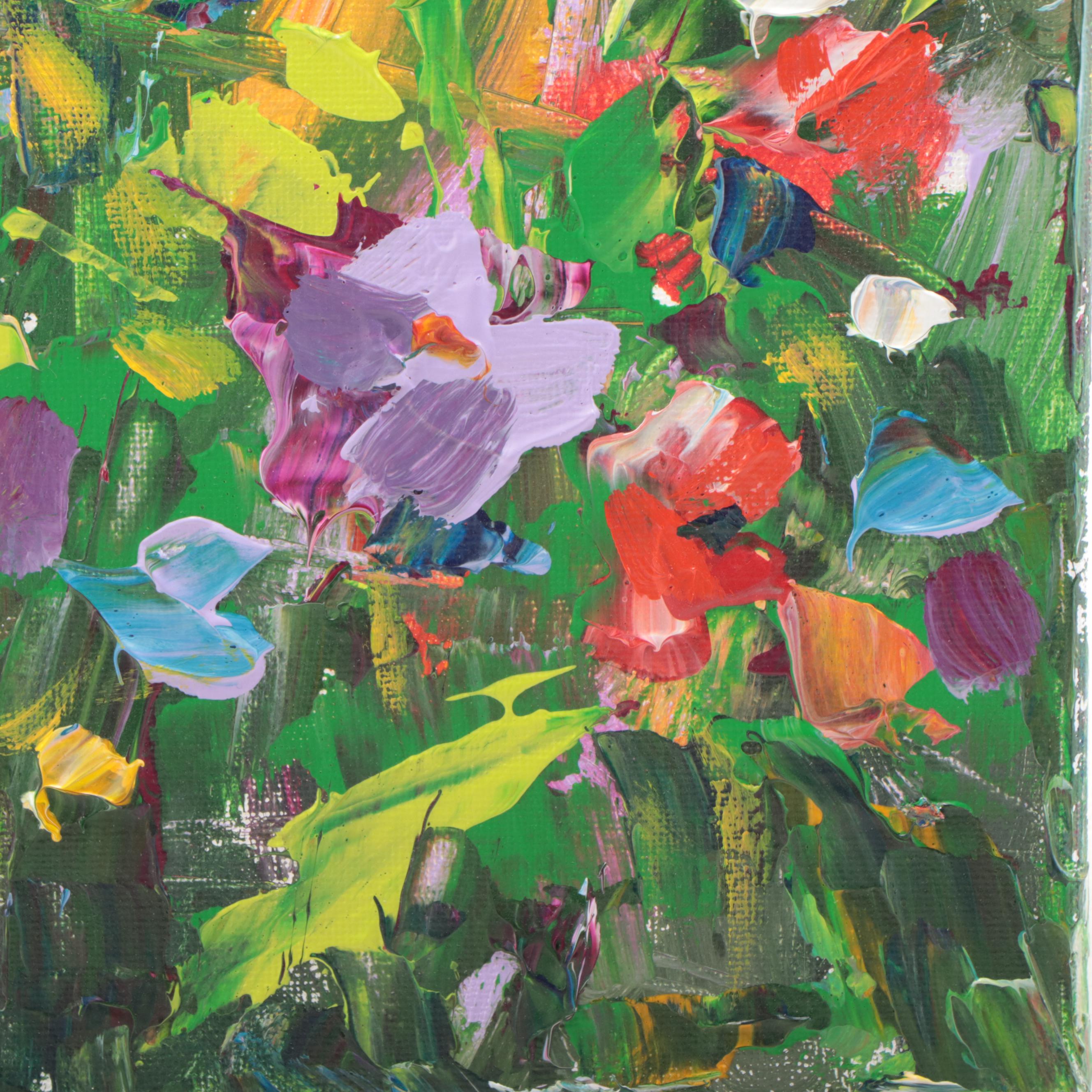 Amelia Colne Floral Acrylic Painting, 21st Century | EBTH