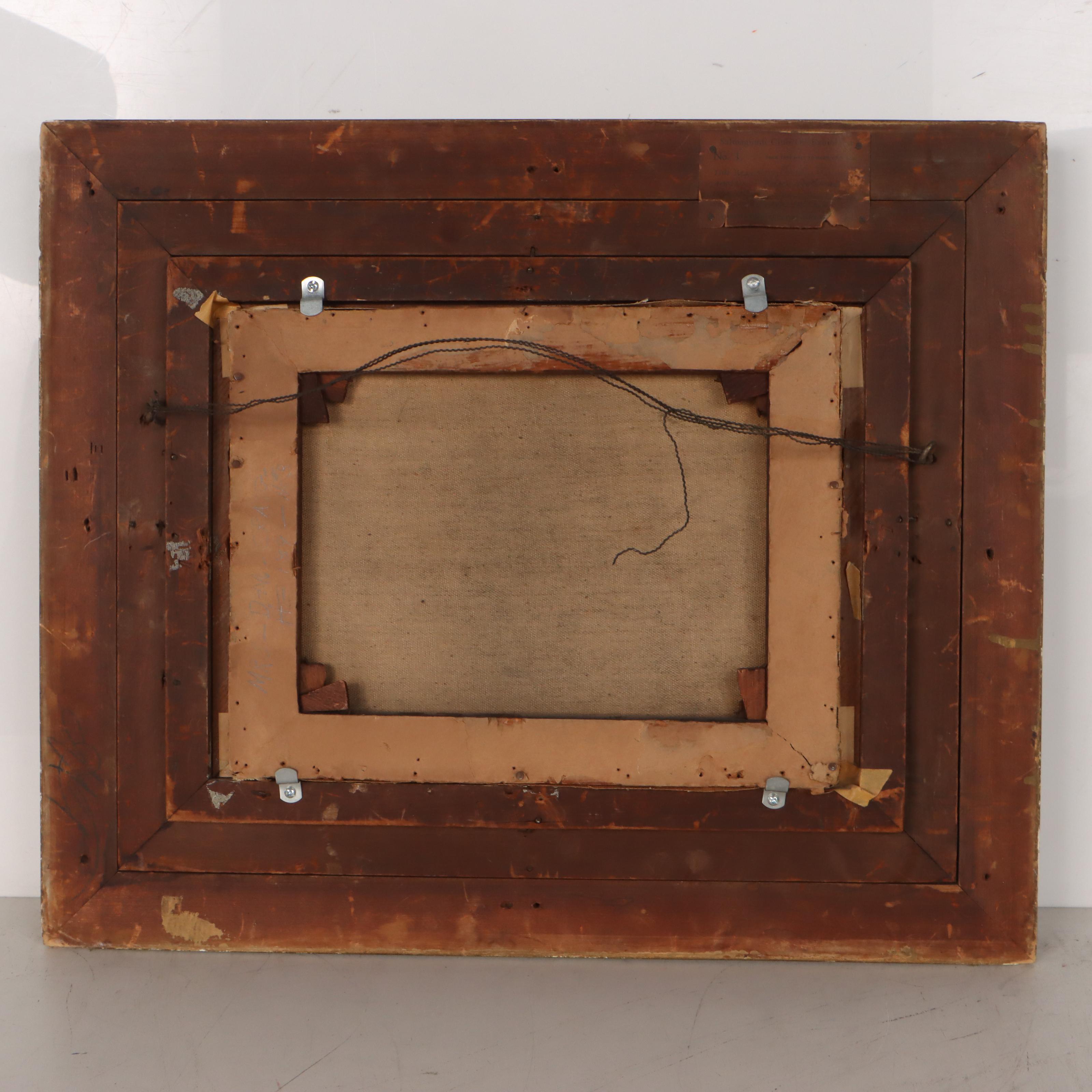 M. DeForest Bolmer Landscape Oil Painting "Near Long Beach," Circa 1900 ...