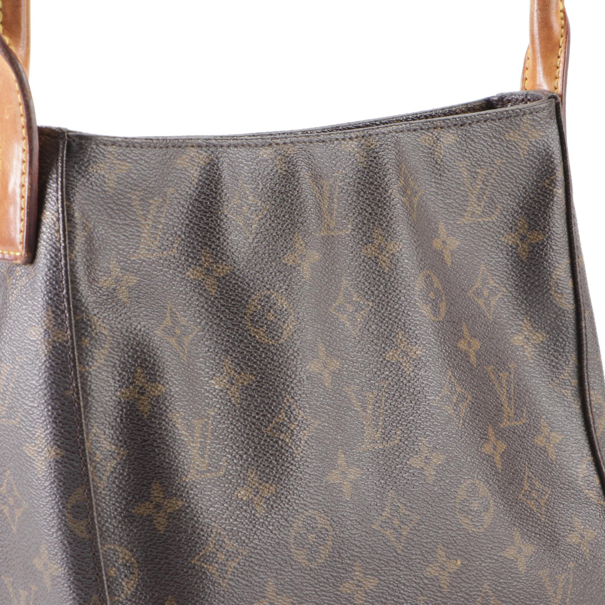Louis Vuitton Looping MM Shoulder Bag in Monogram Canvas and Vachetta ...
