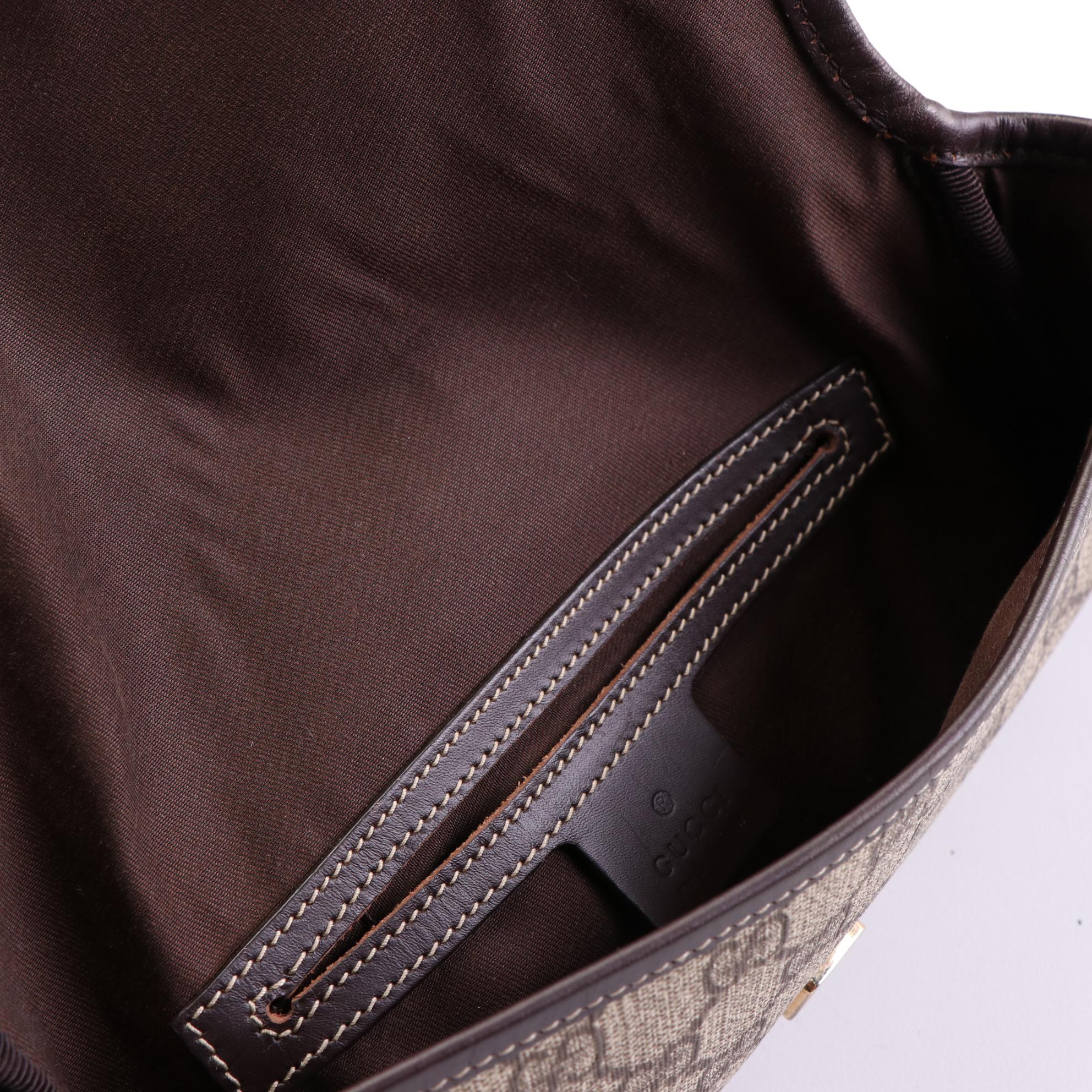 Gucci Crossbody Bag in GG Supreme Vinyl and Leather | EBTH