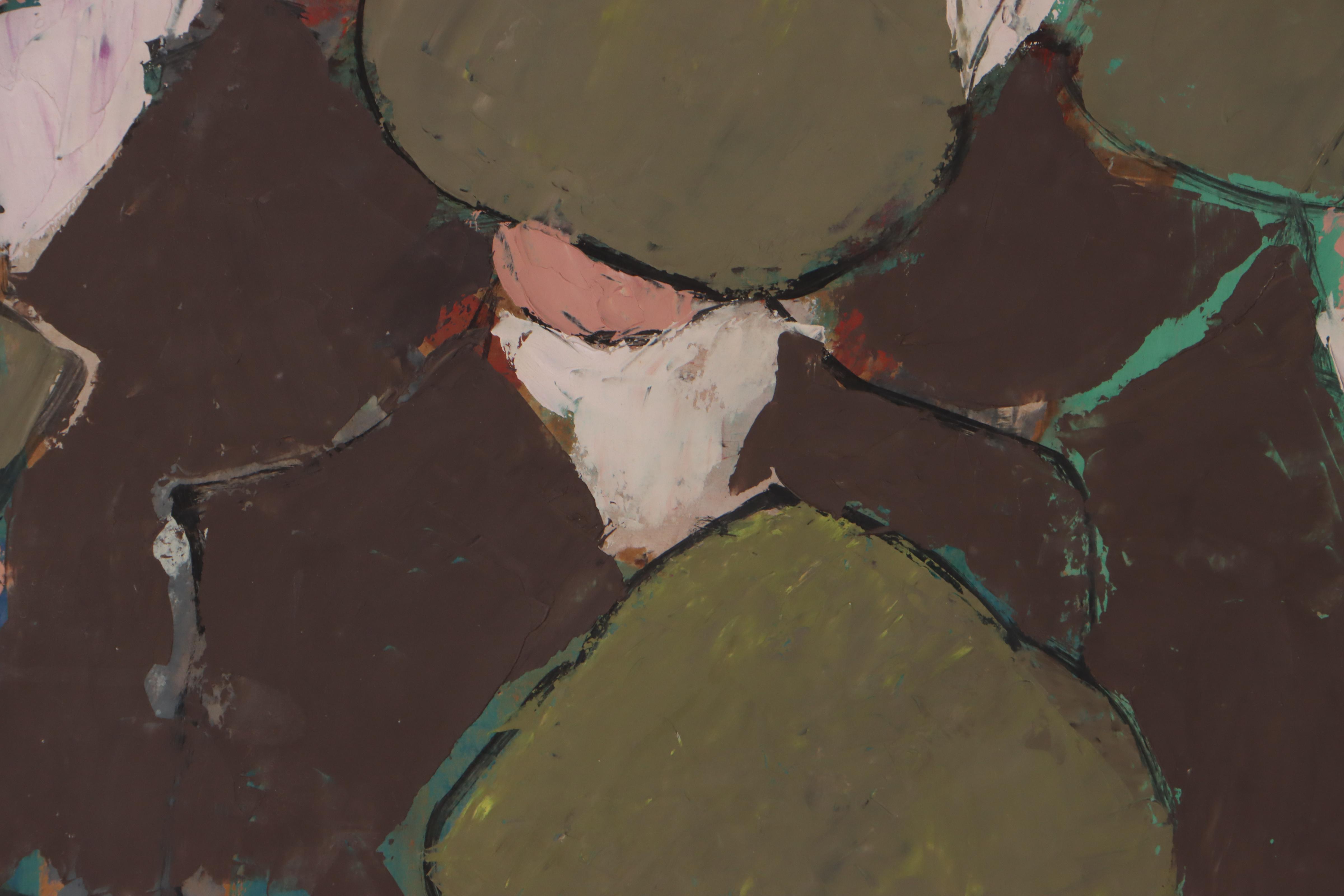 Enid Foster Oil Painting "The Norm," 1957 | EBTH