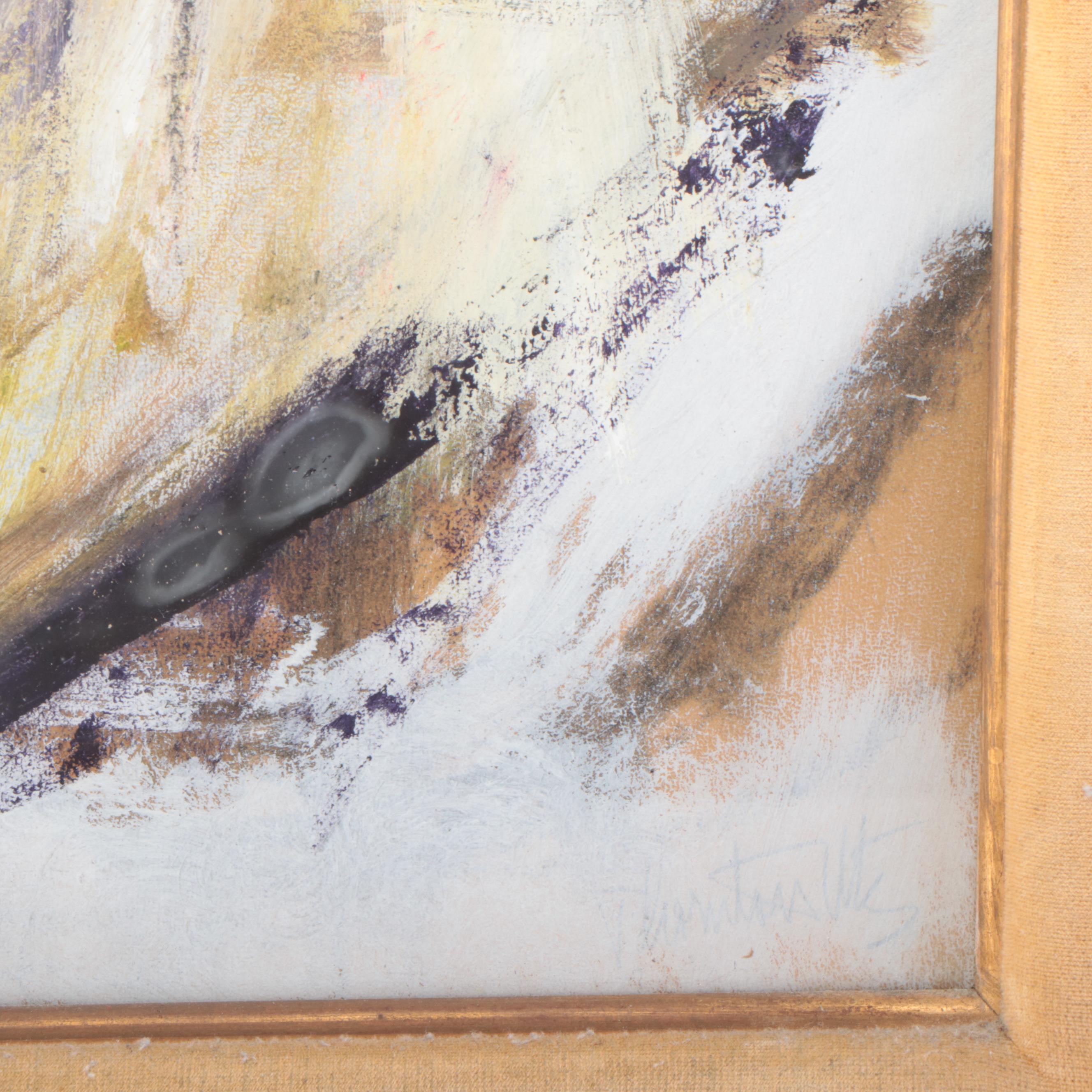 Thornton Utz Abstract Oil Painting | EBTH