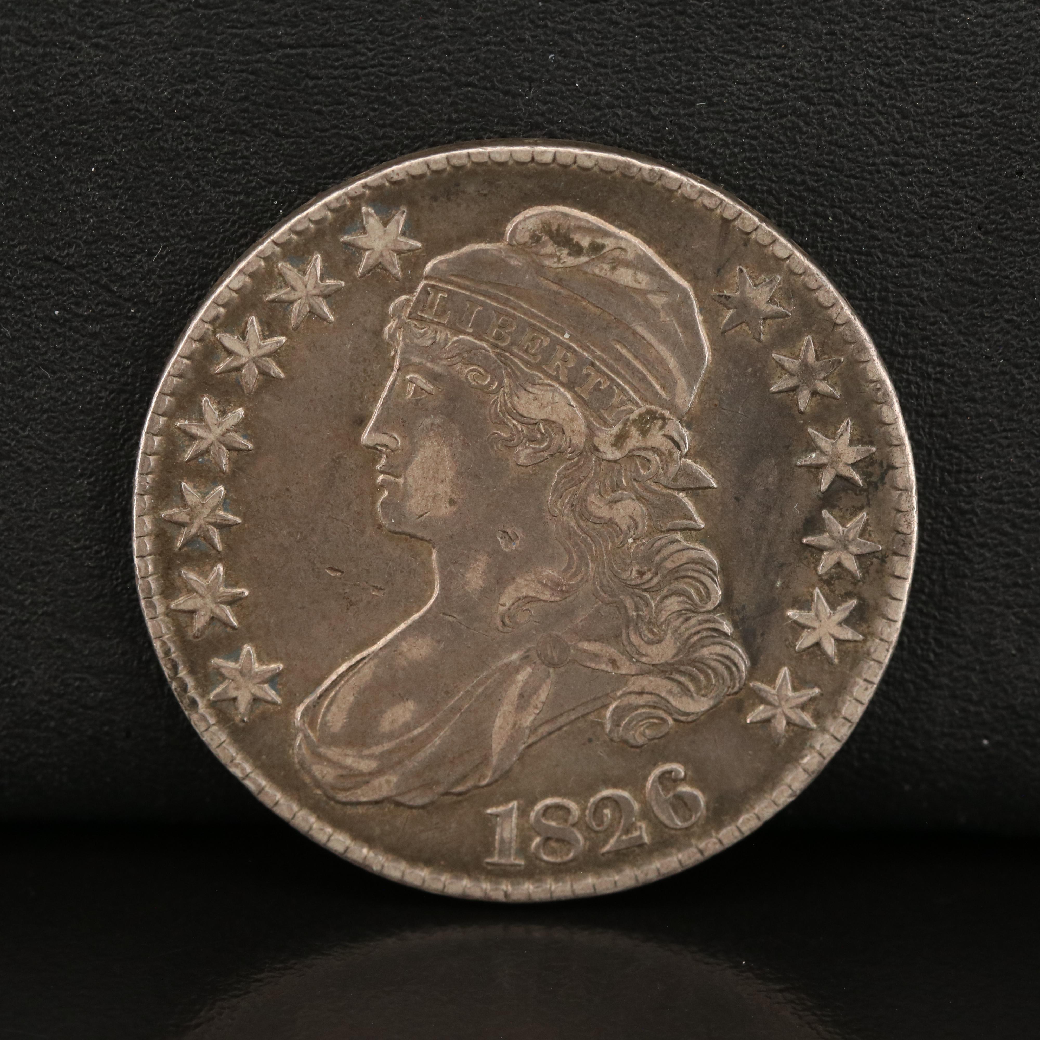 1826 Capped Bust Silver Half Dollar | EBTH