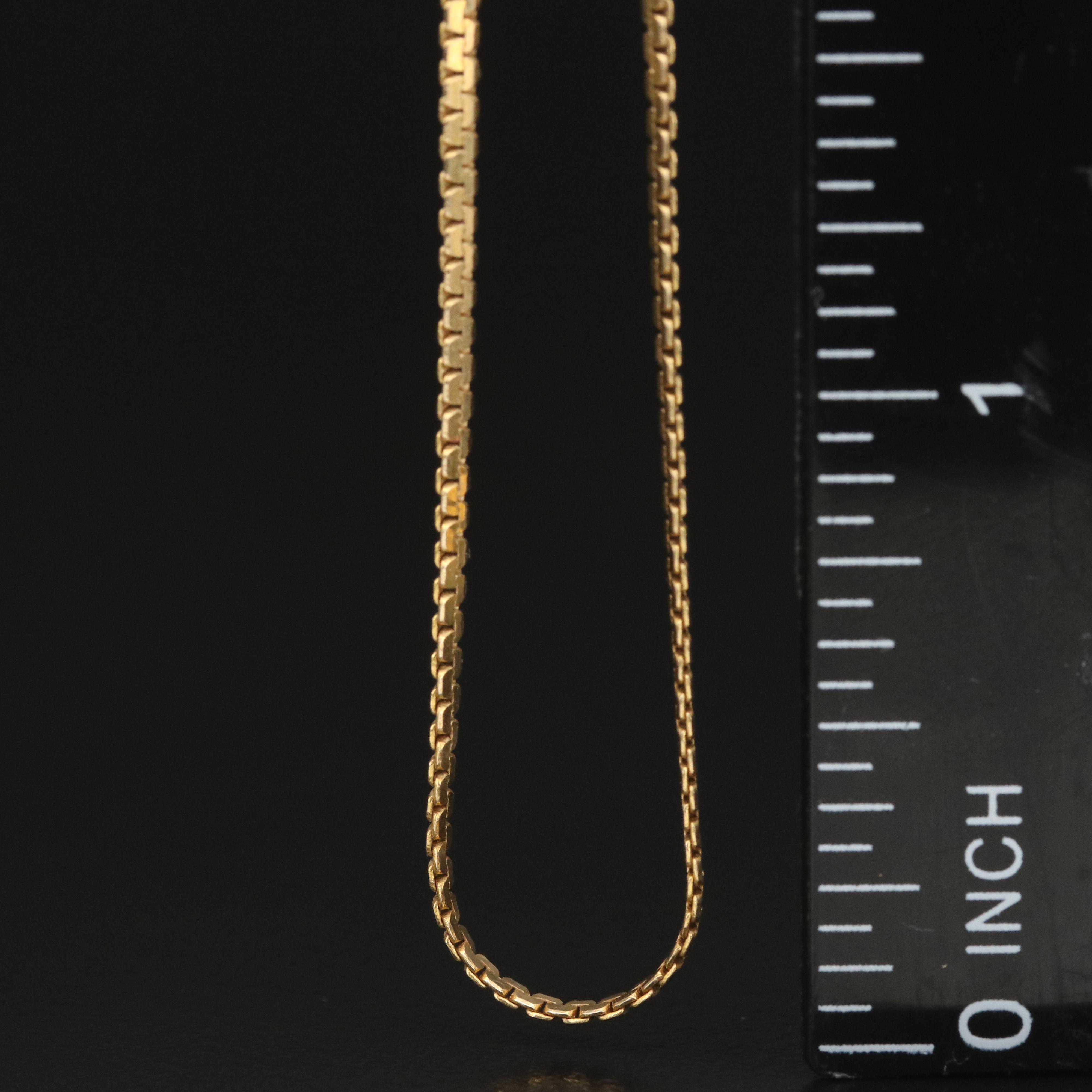 14K C Link Chain Necklace | EBTH