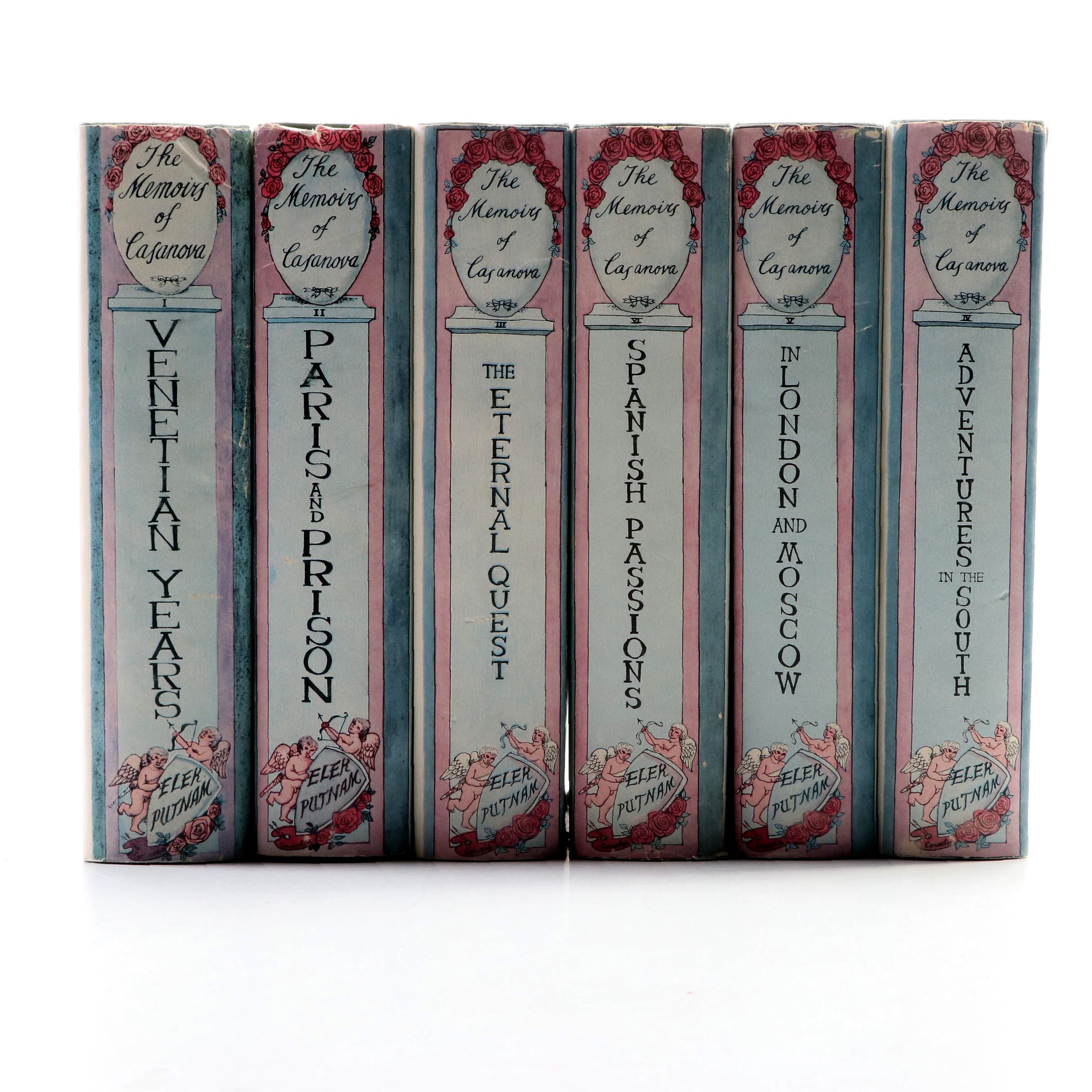 Illustrated "The Memoirs of Casanova" Six-Volume Set, Mid-20th Century ...