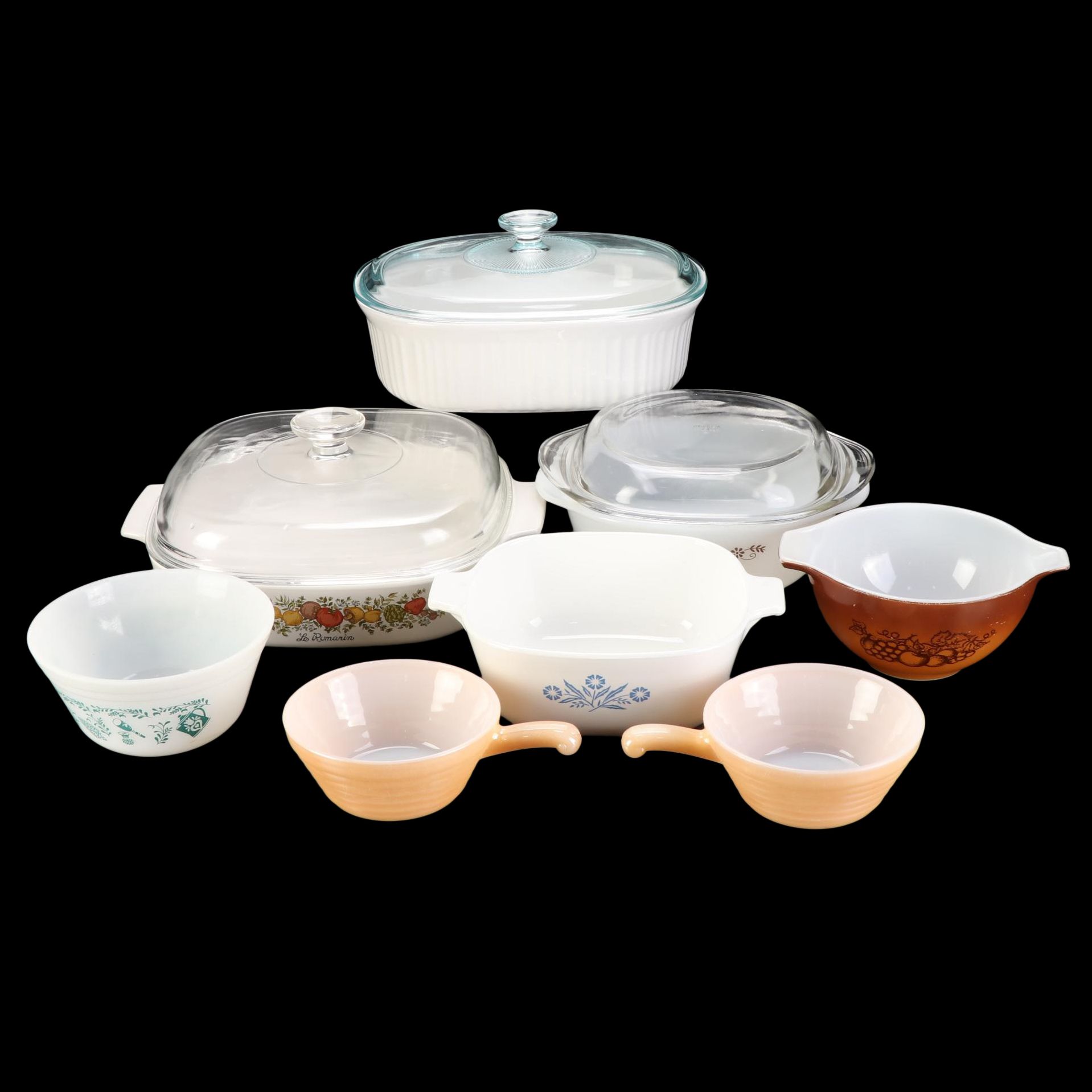 Pyrex, CorningWare, Fire-King and More Casserole Dishes and Mixing ...