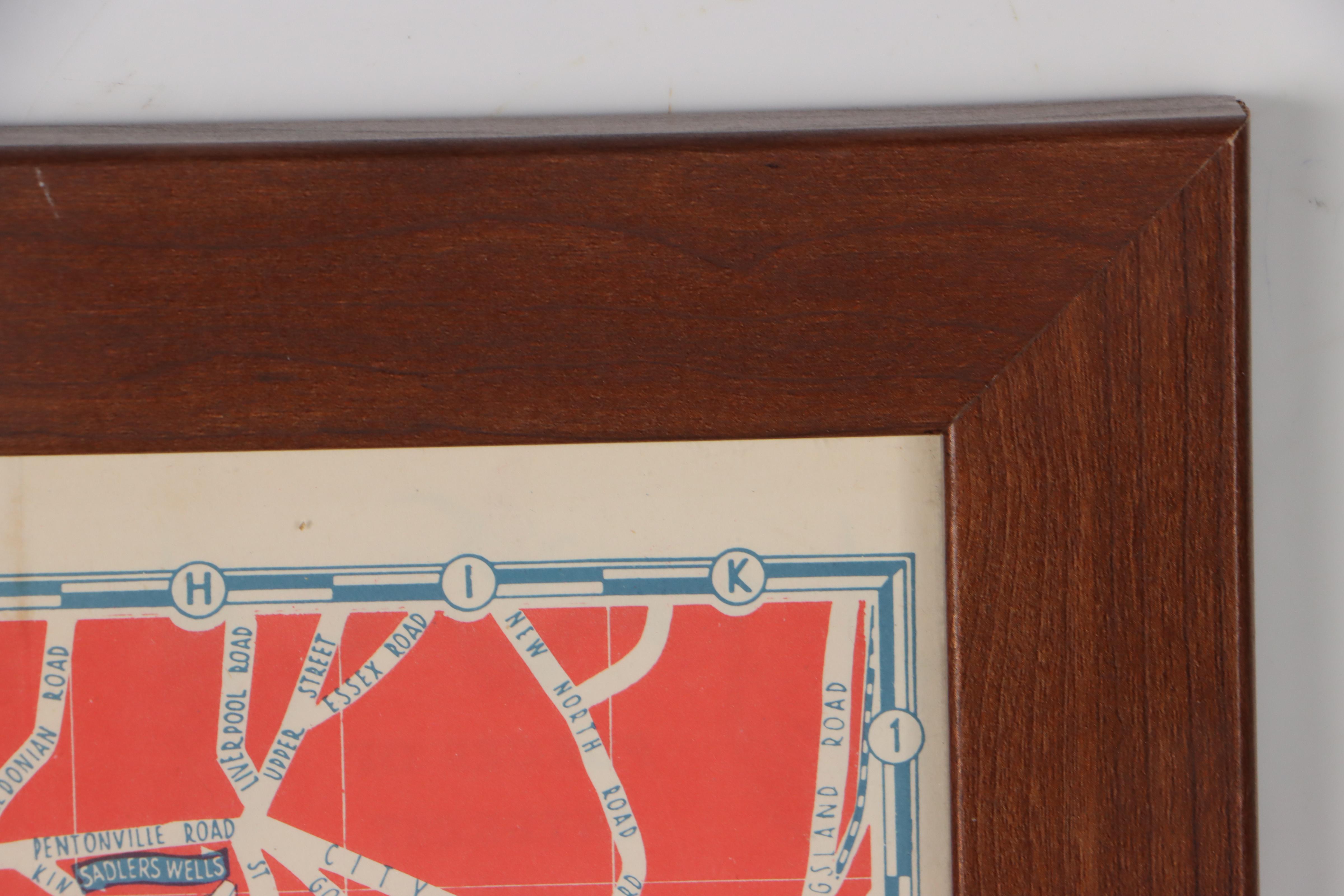 Lithograph Map of Inner London, 20th Century | EBTH