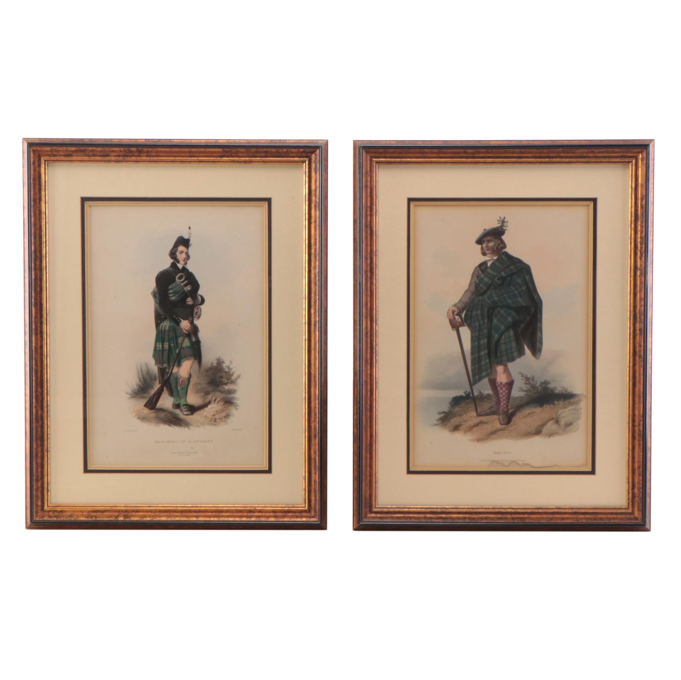 Hand-Colored Lithographs "MacLeod" and "MacDonnell of Glengarry" | EBTH