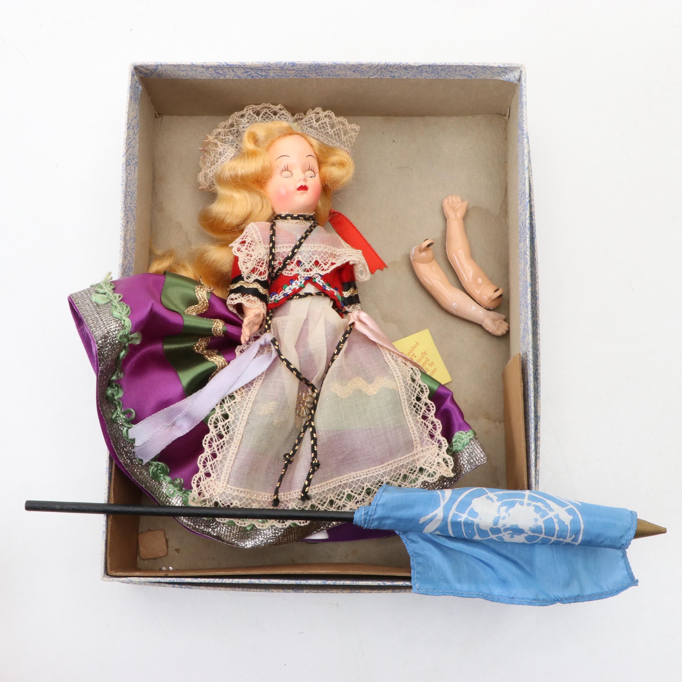 Nancy Ann, Knickerbocker and Corrine Dolls Including "Brides of All ...