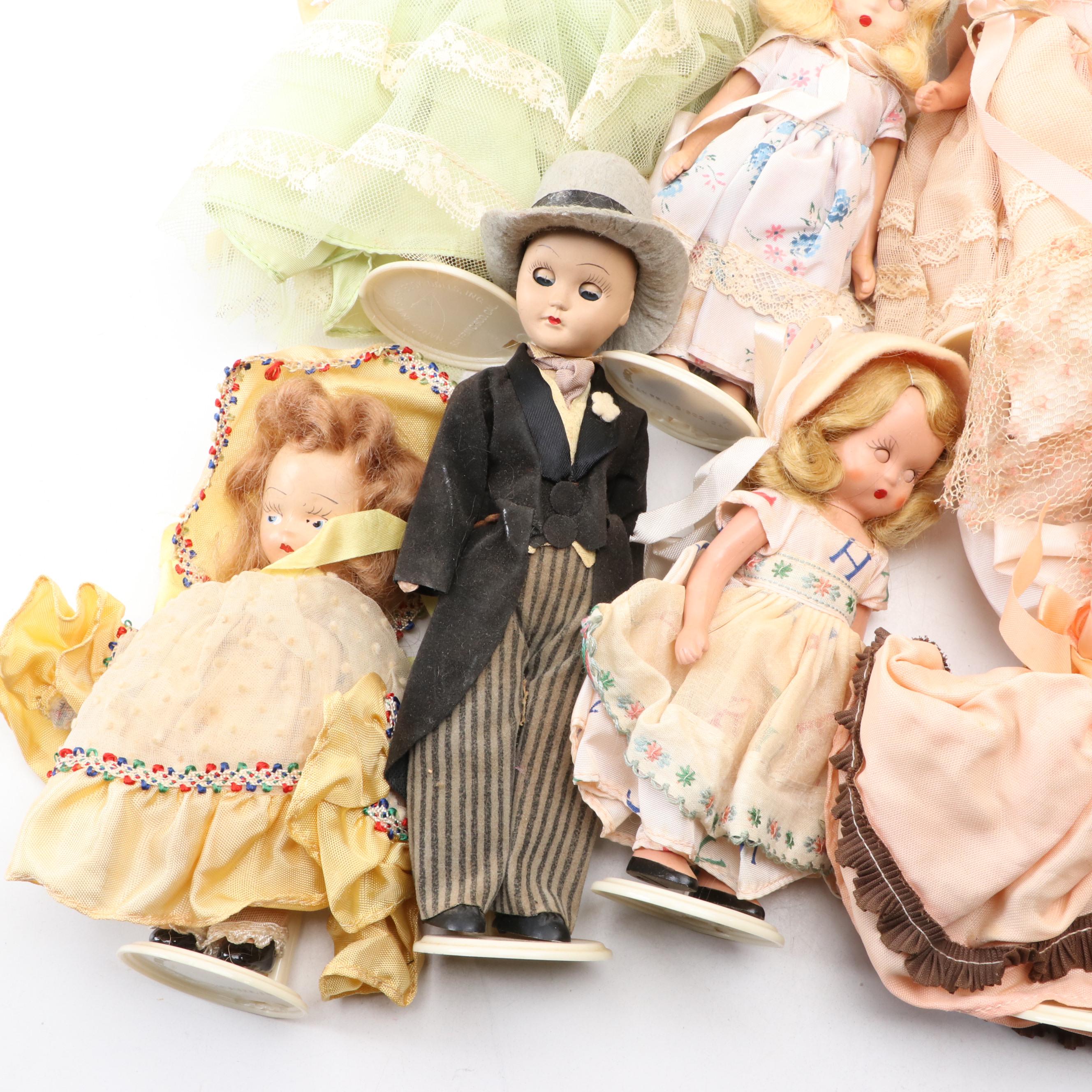 Nancy Ann, Knickerbocker and Corrine Dolls Including "Brides of All ...