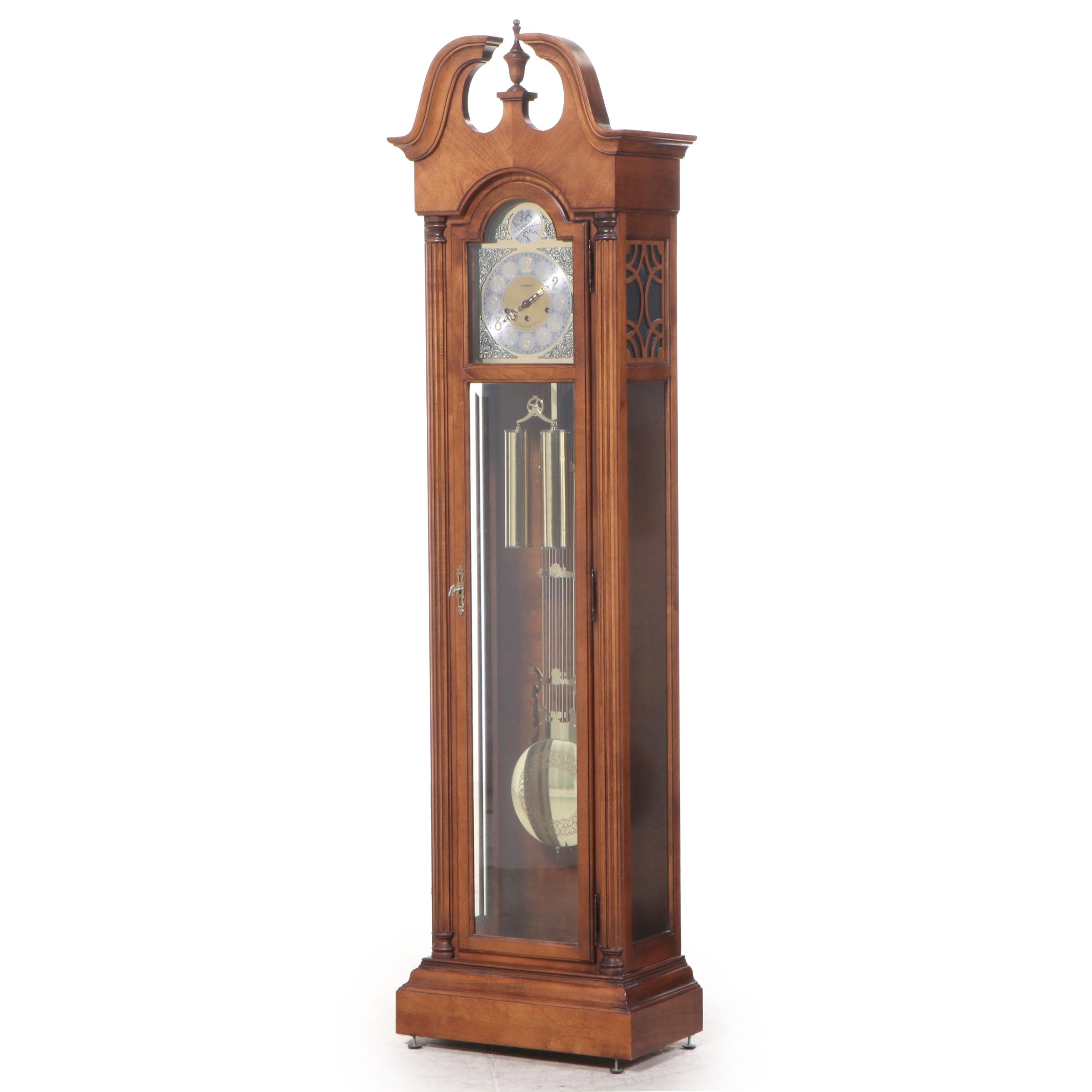 Howard Miller Colonial Style Maple Grandfather Clock | EBTH