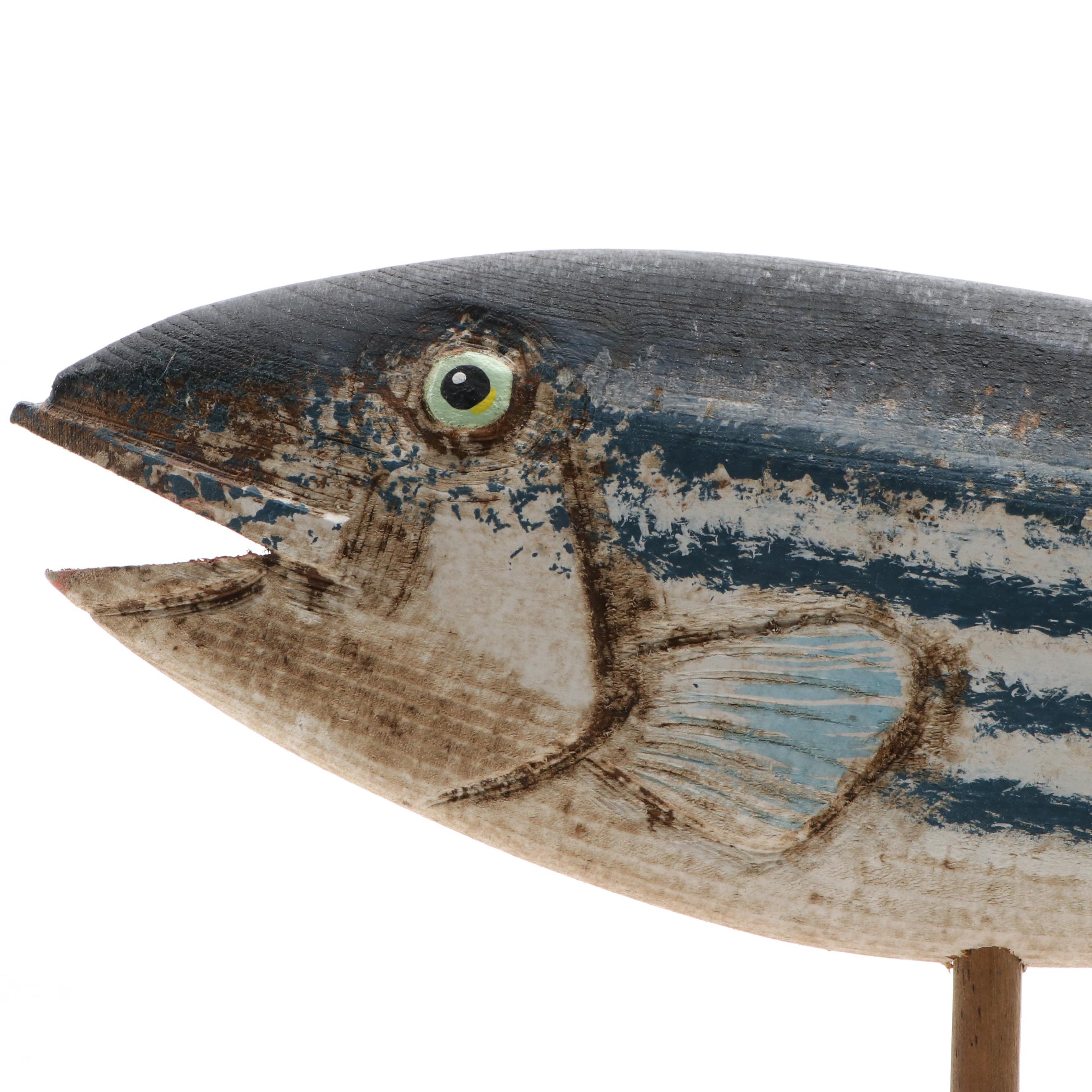 Randy Hofman Folk Art Fish Sculpture | EBTH