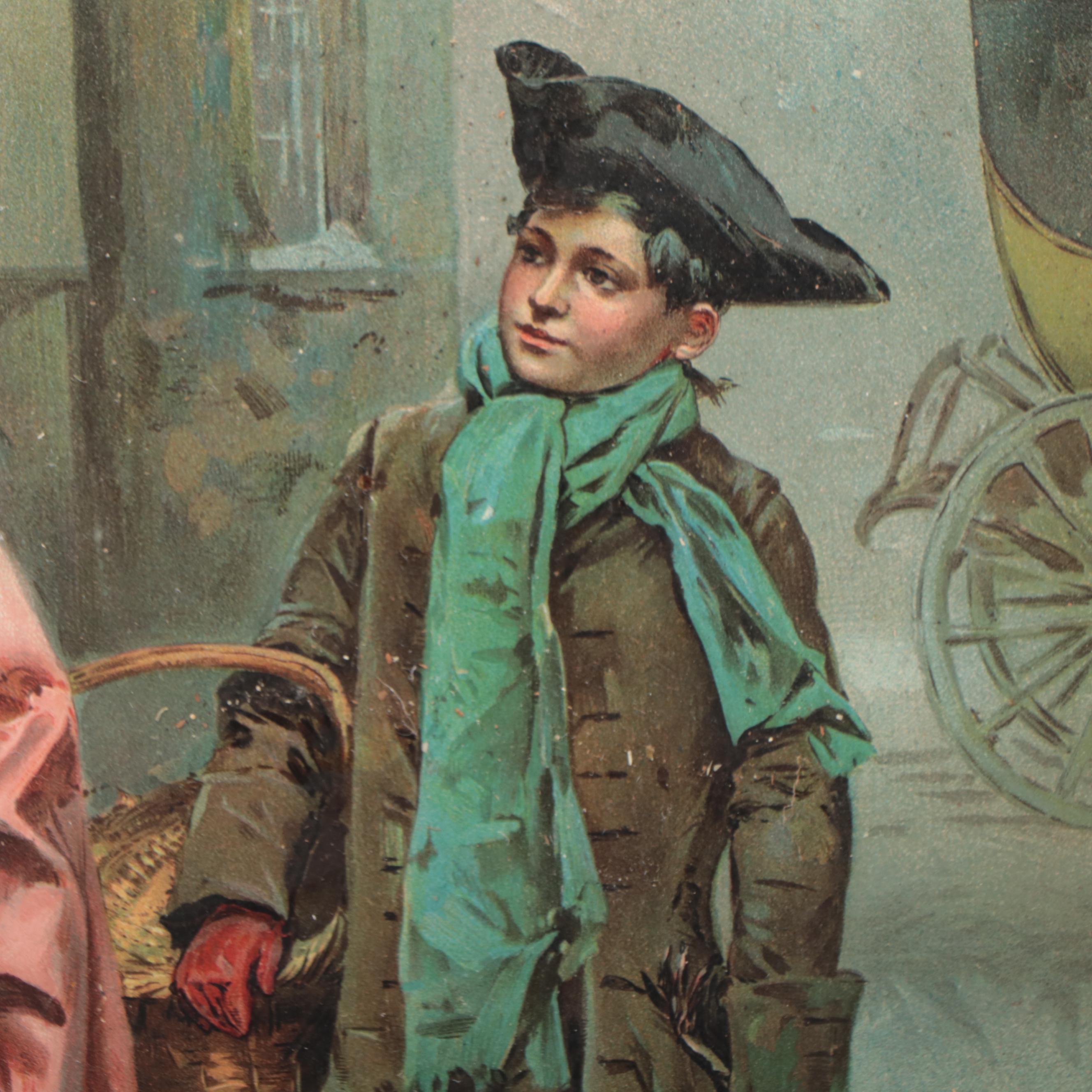 Chromolithograph After Jean Ferris "Sweet Charity," Mid-20th Century | EBTH