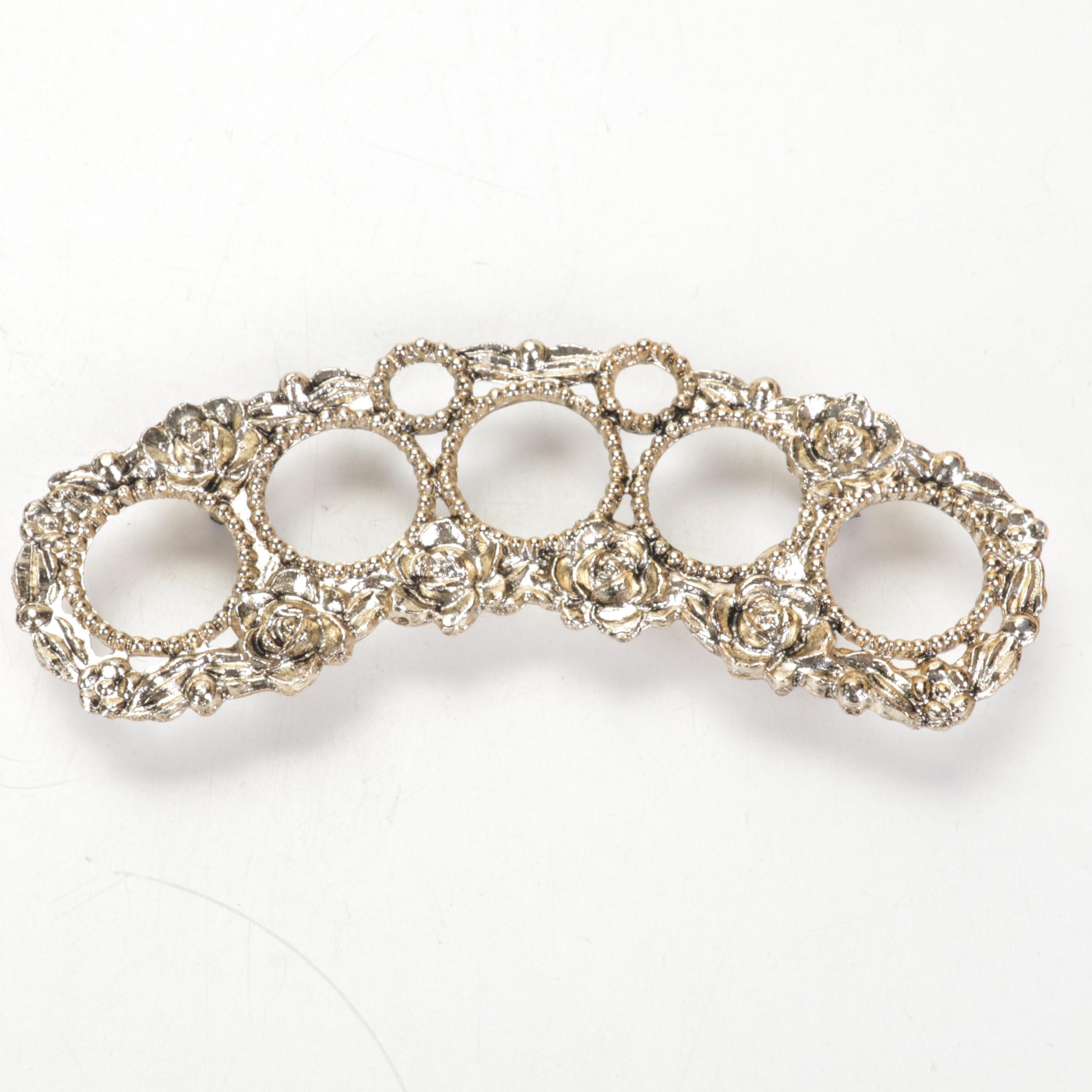 Rhinestone Embellished Vanity Set with Jewelry Casket and More | EBTH