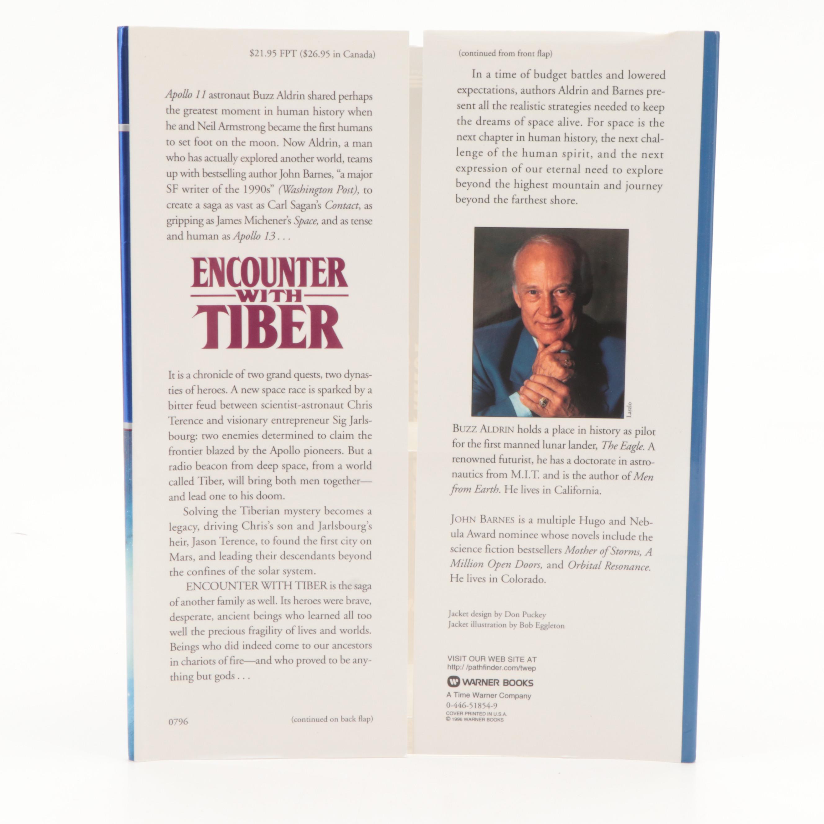 Signed First Edition "Encounter with Tiber" by Buzz Aldrin and John ...