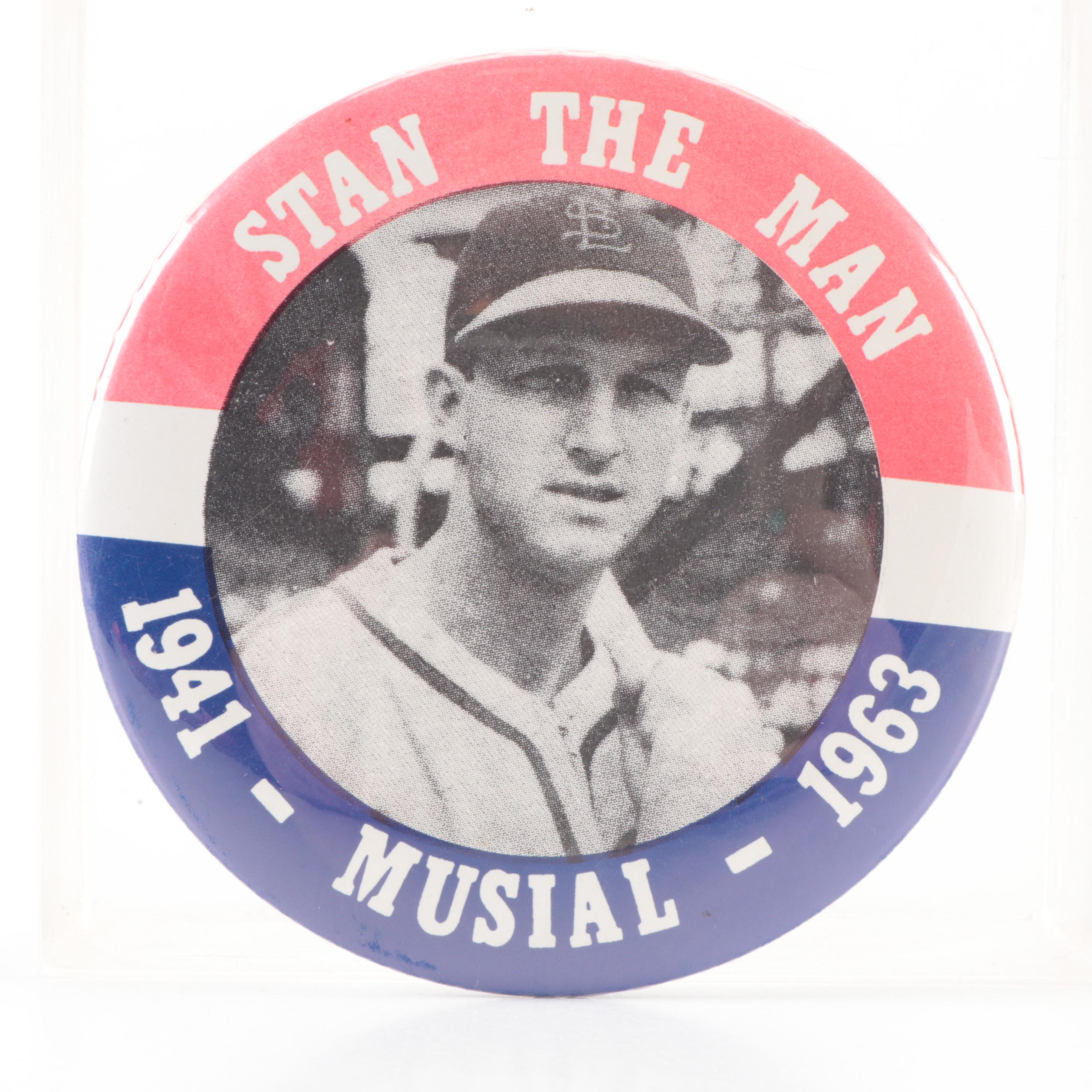 Stan Musial Signed Rawlings Baseball, 3000th Hit Edition Baseball ...