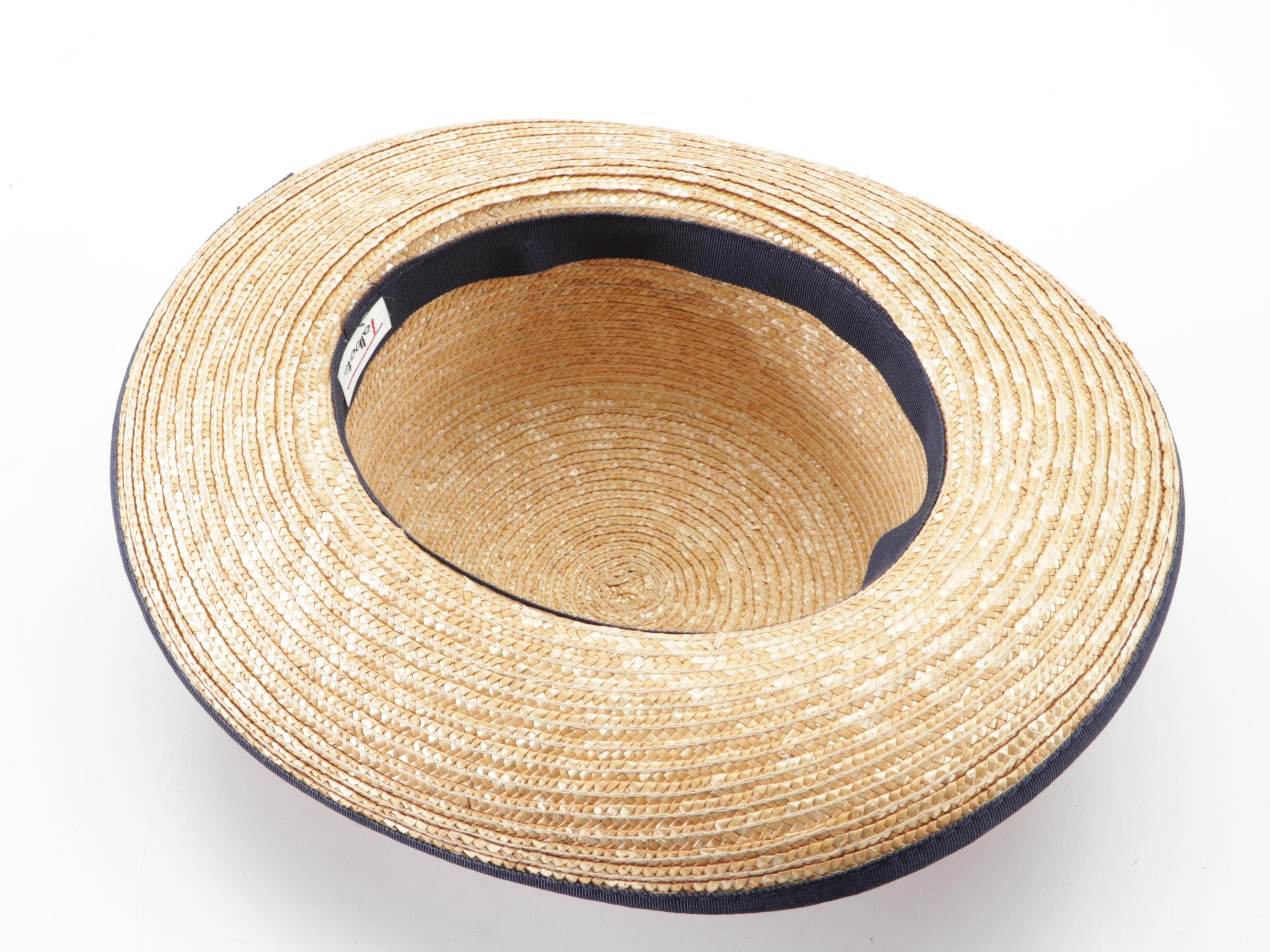 Helen Kaminski Raffia Boater Hat, Chelsea Cambell Breton, and Talbots ...