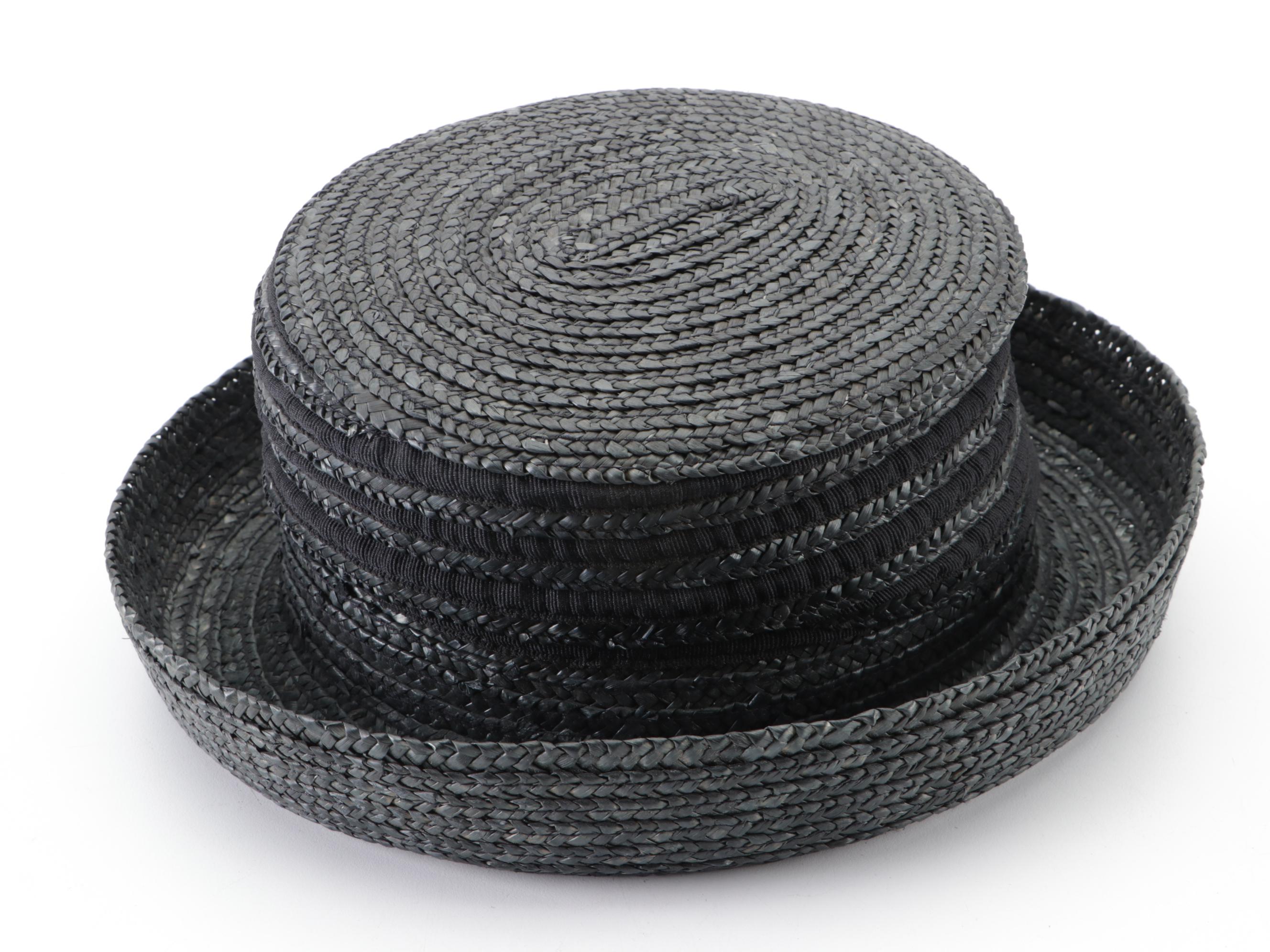 Helen Kaminski Raffia Boater Hat, Chelsea Cambell Breton, and Talbots ...