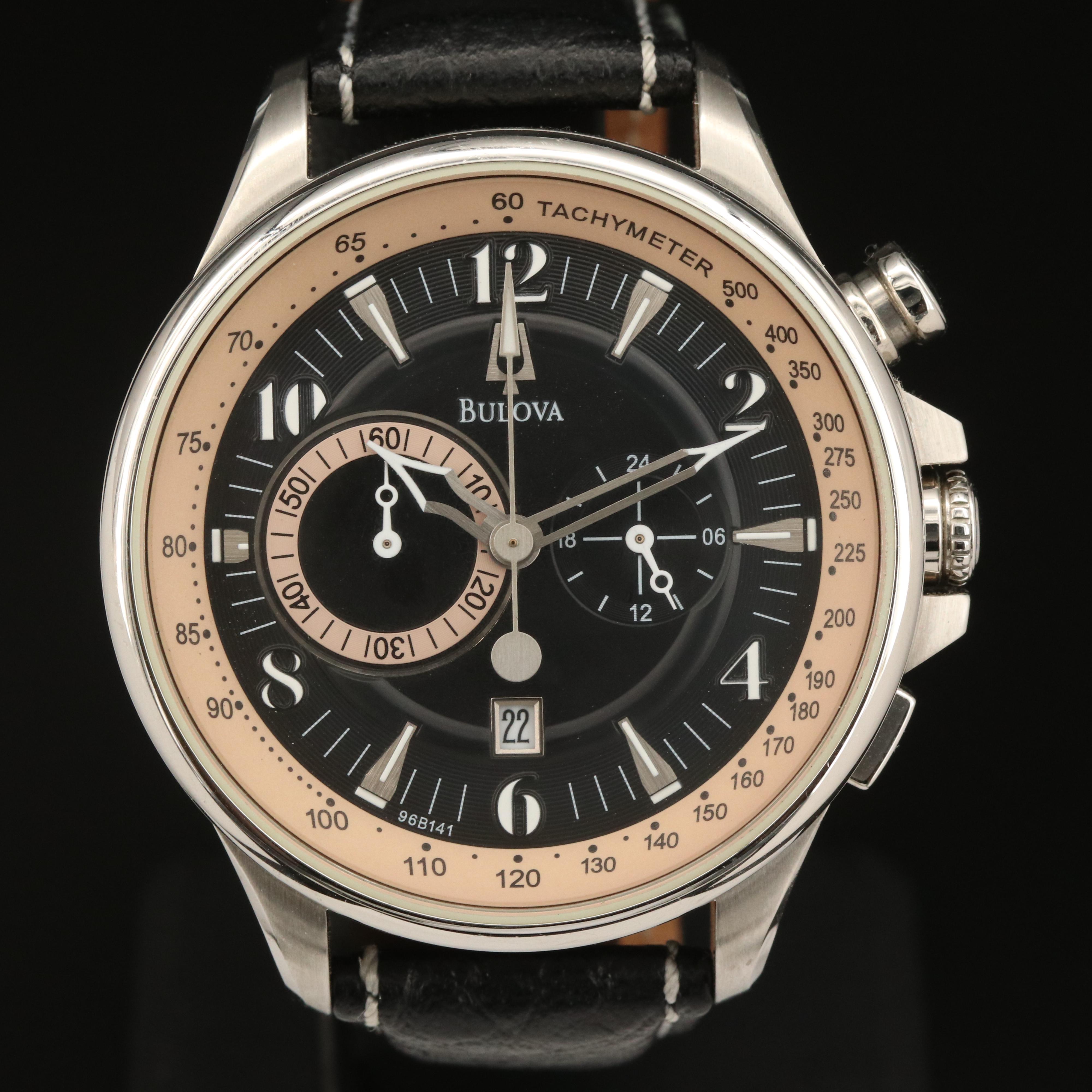 Bulova Stainless Steel Adventurer Chronograph Wristwatch | EBTH
