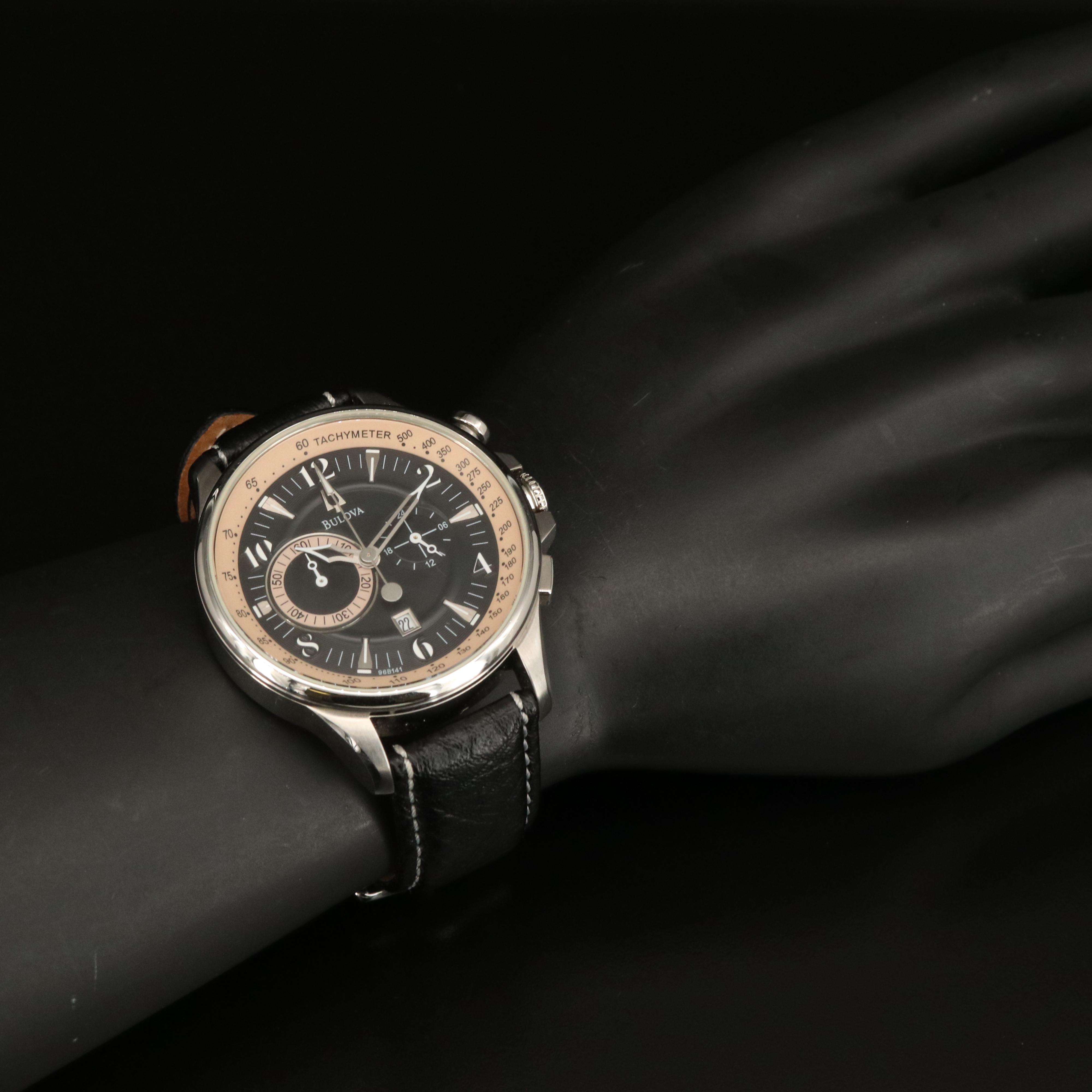 Bulova Stainless Steel Adventurer Chronograph Wristwatch | EBTH