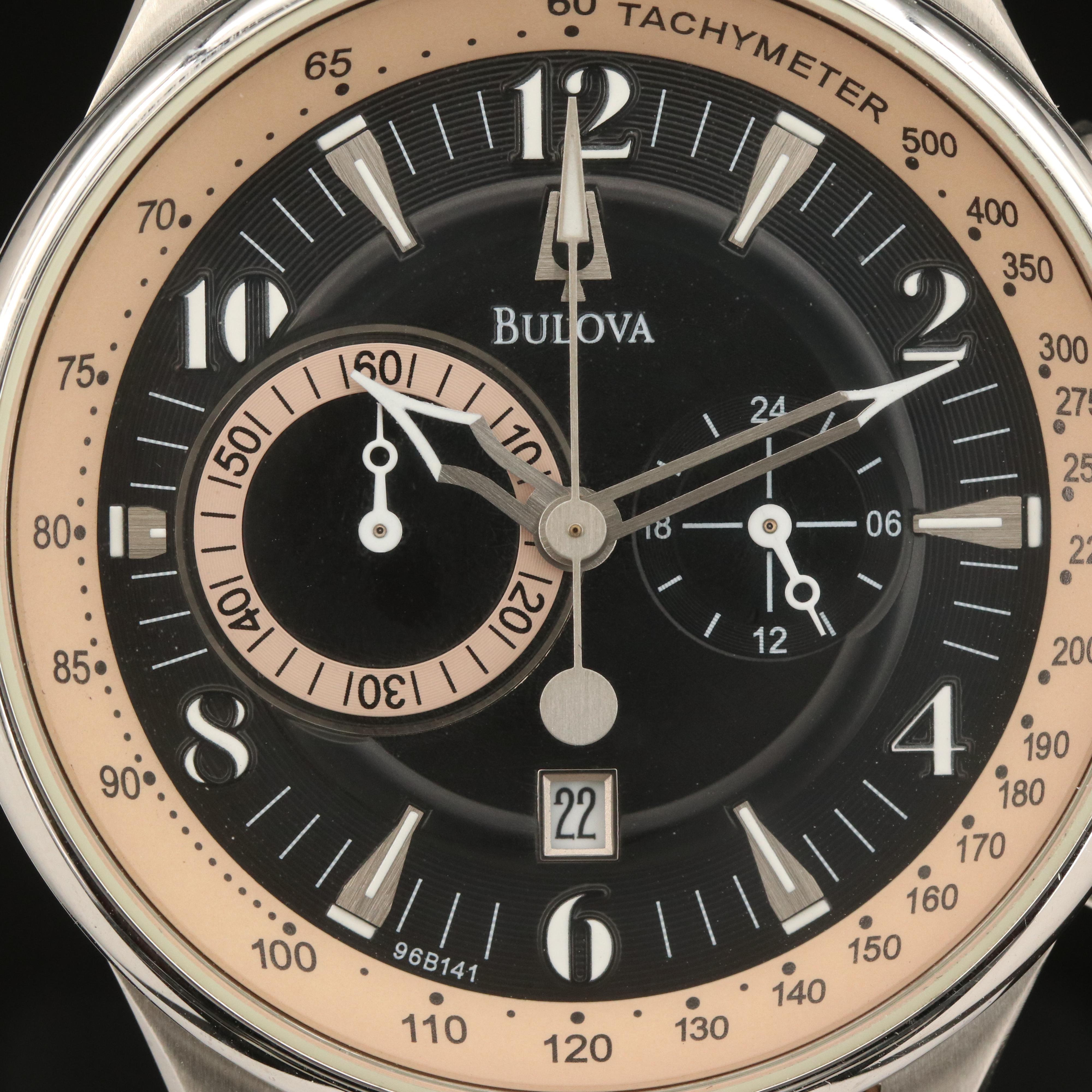 Bulova Stainless Steel Adventurer Chronograph Wristwatch | EBTH