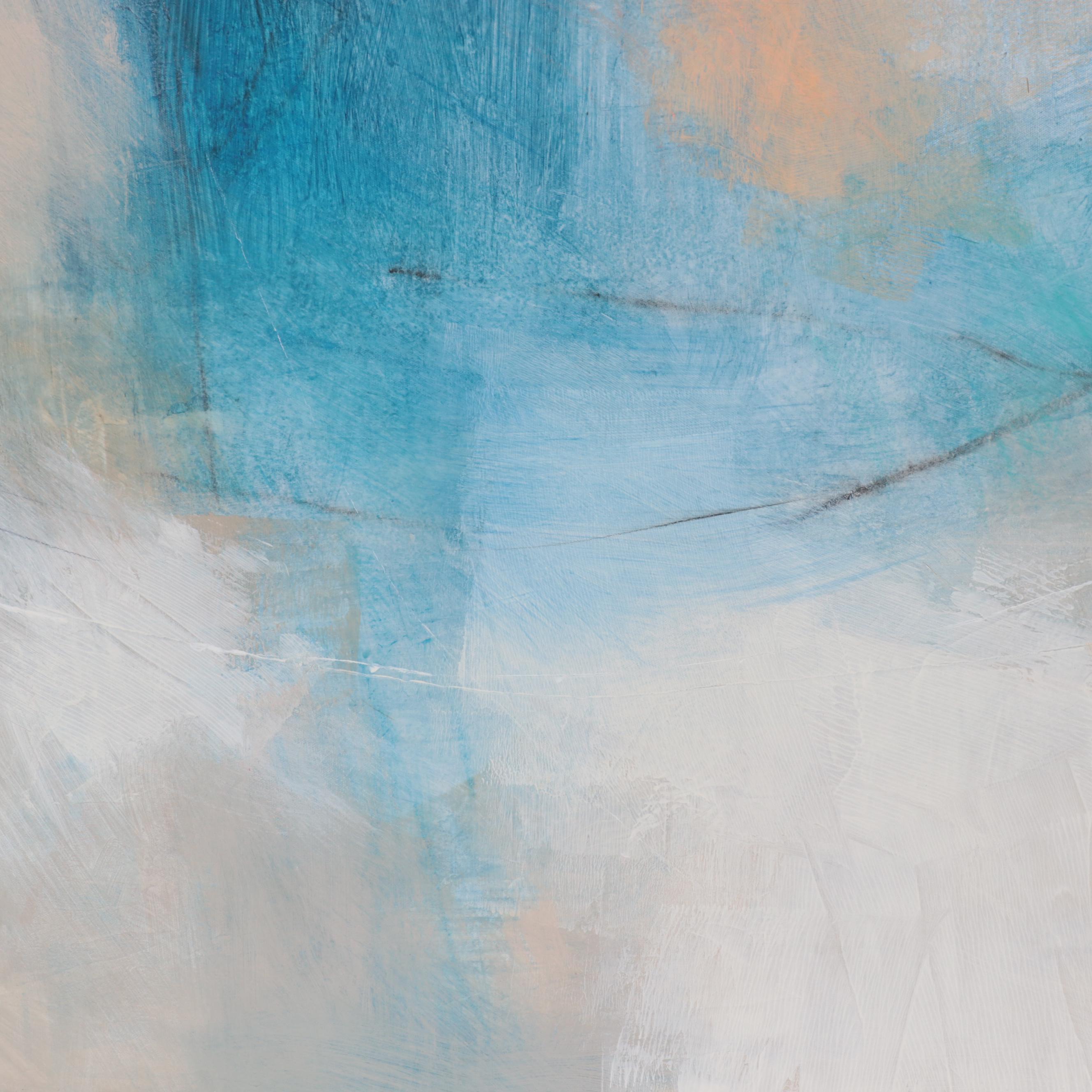 Ursula Brenner Abstract Mixed Media Painting "Ethereal," 21st Century ...