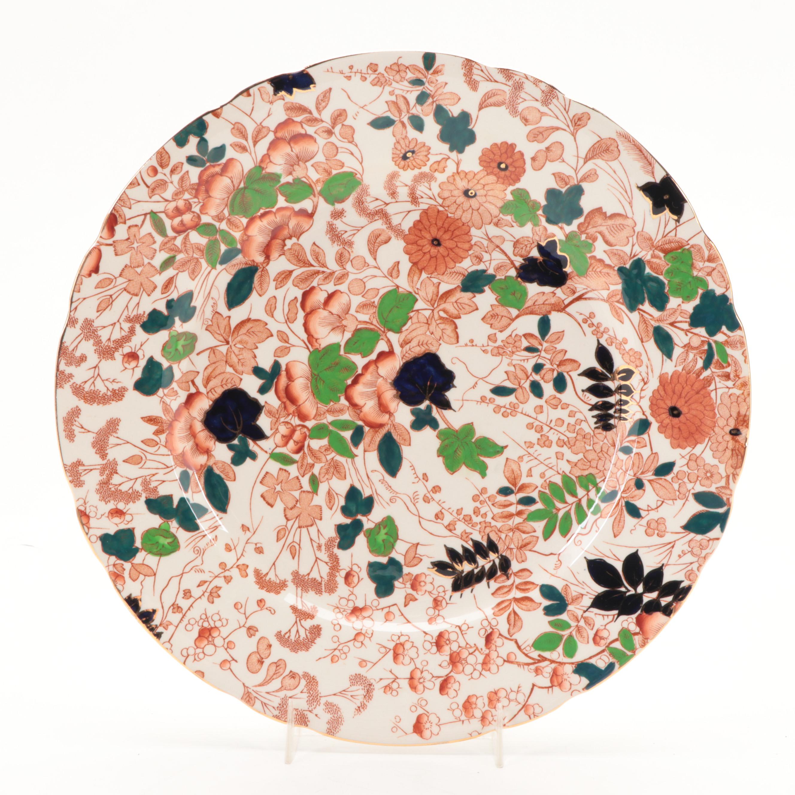 Royal Cauldon "Bittersweet" Ironstone Dinner Plates | EBTH