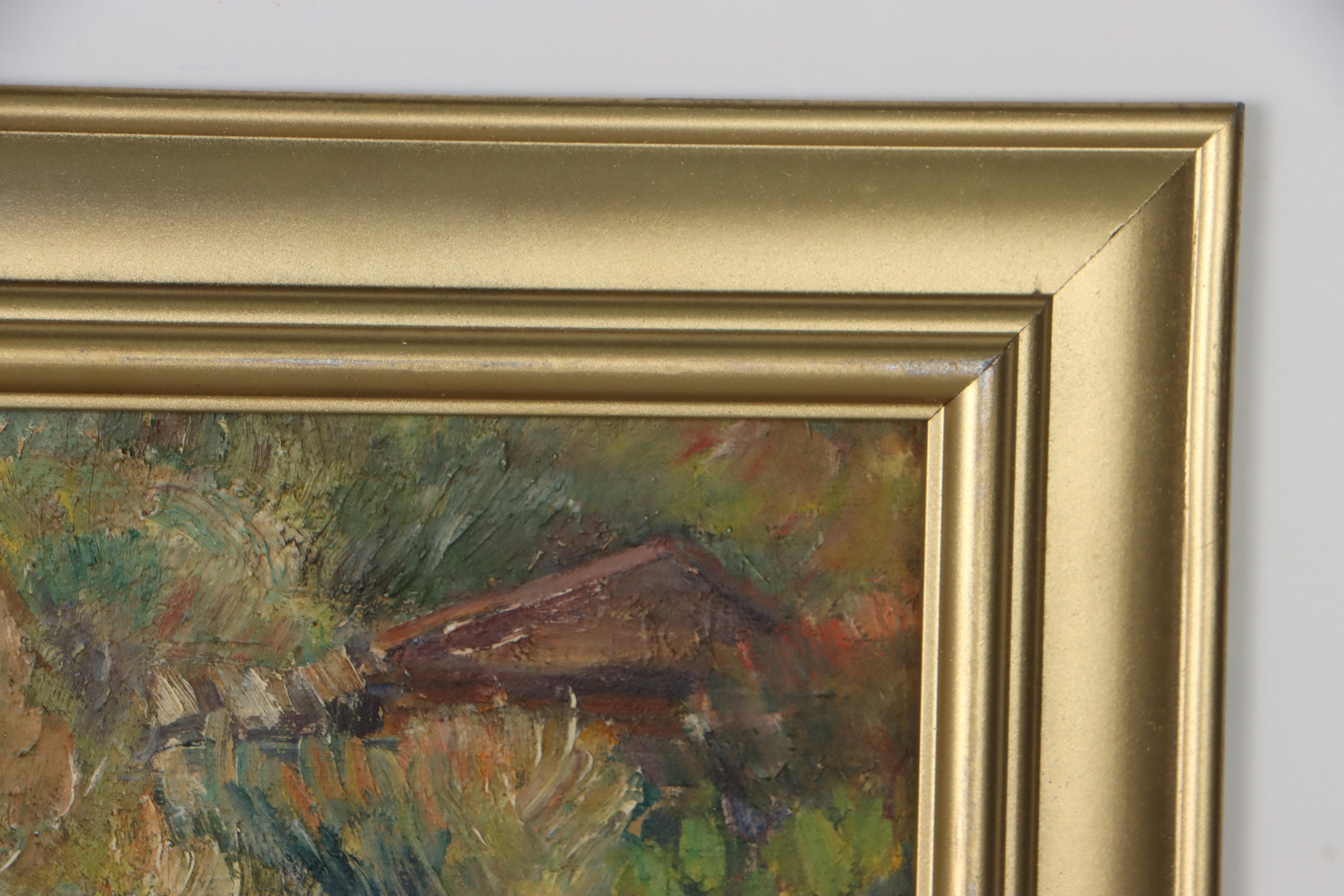 Jesse Davis Oil Painting of Grocery Store | EBTH