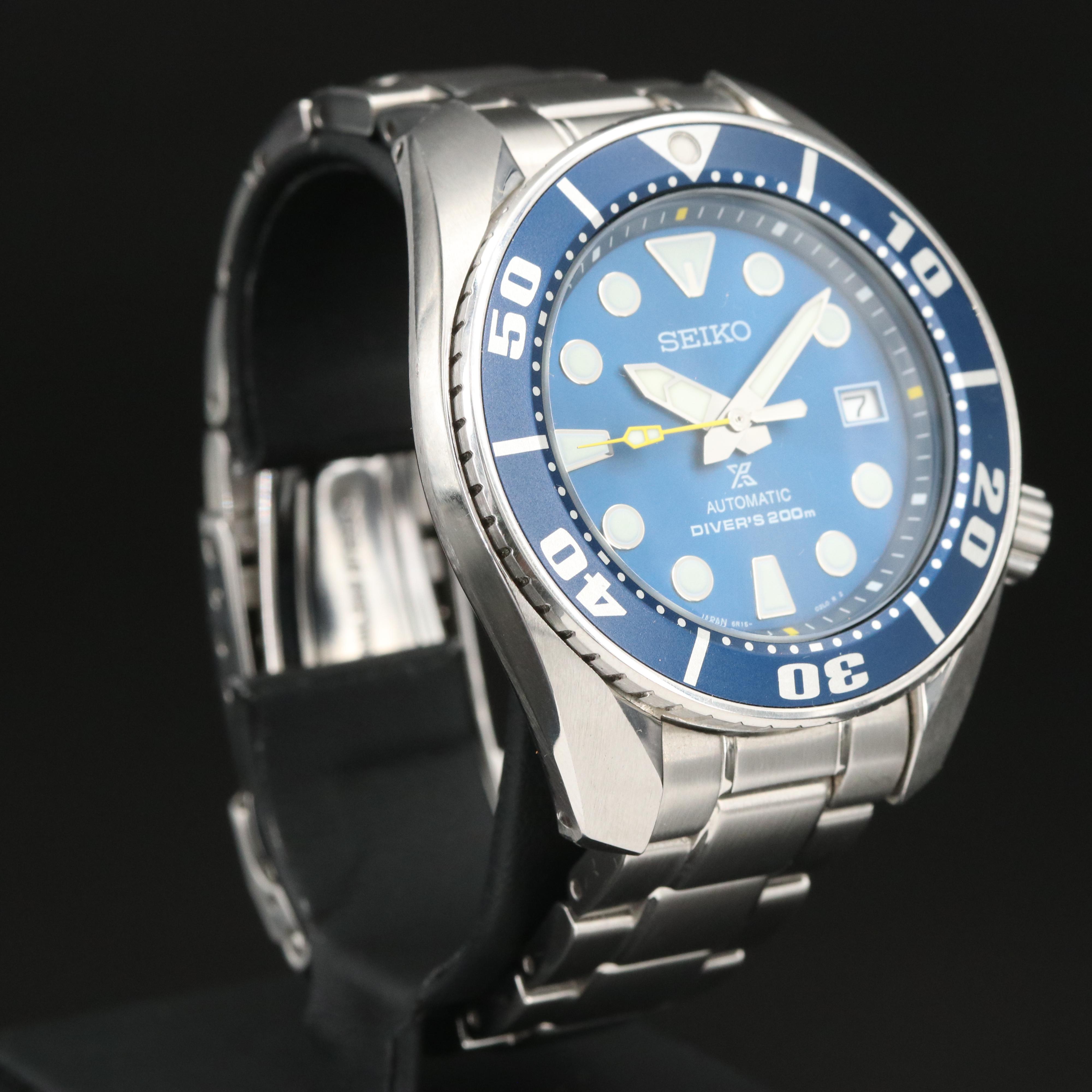 Seiko 200 Meters Diver's Automatic with Date Wristwatch | EBTH