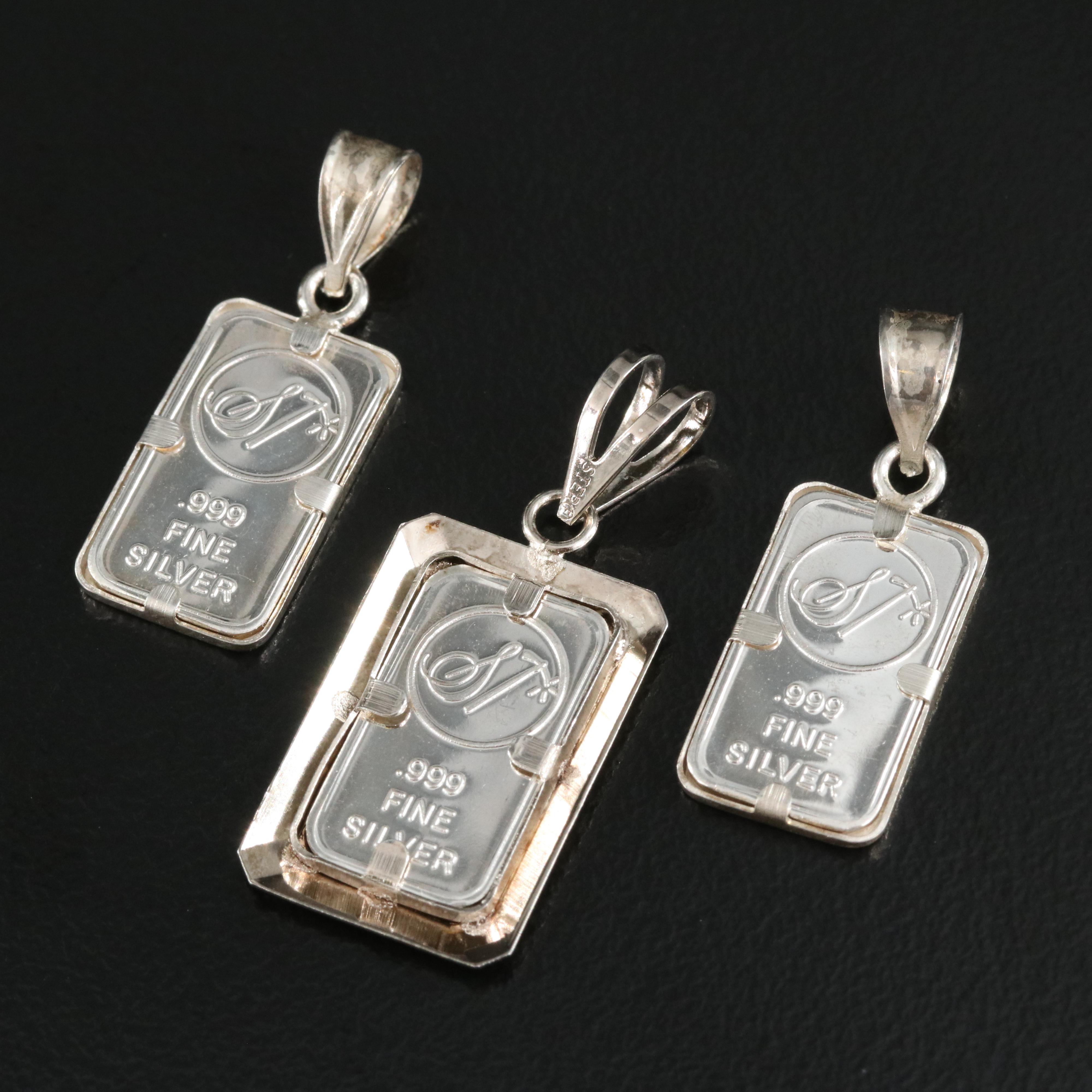 Fine Silver Ingot Pendants | EBTH